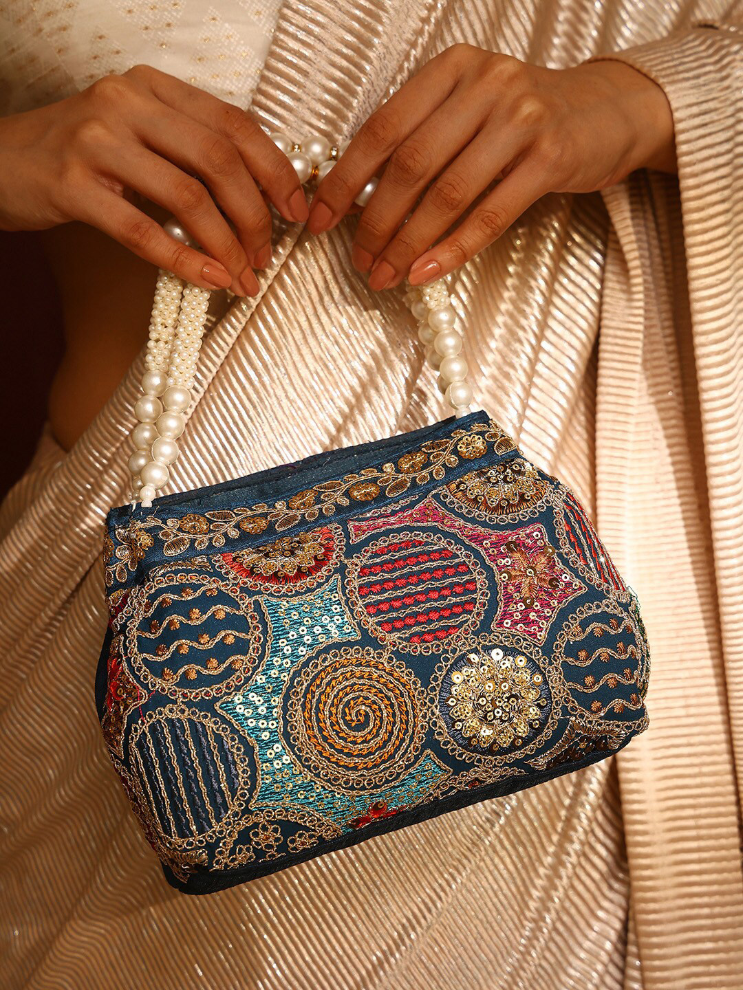 Buy Priyaasi Embellished Potli Clutch - Clutches for Women 29834660 ...