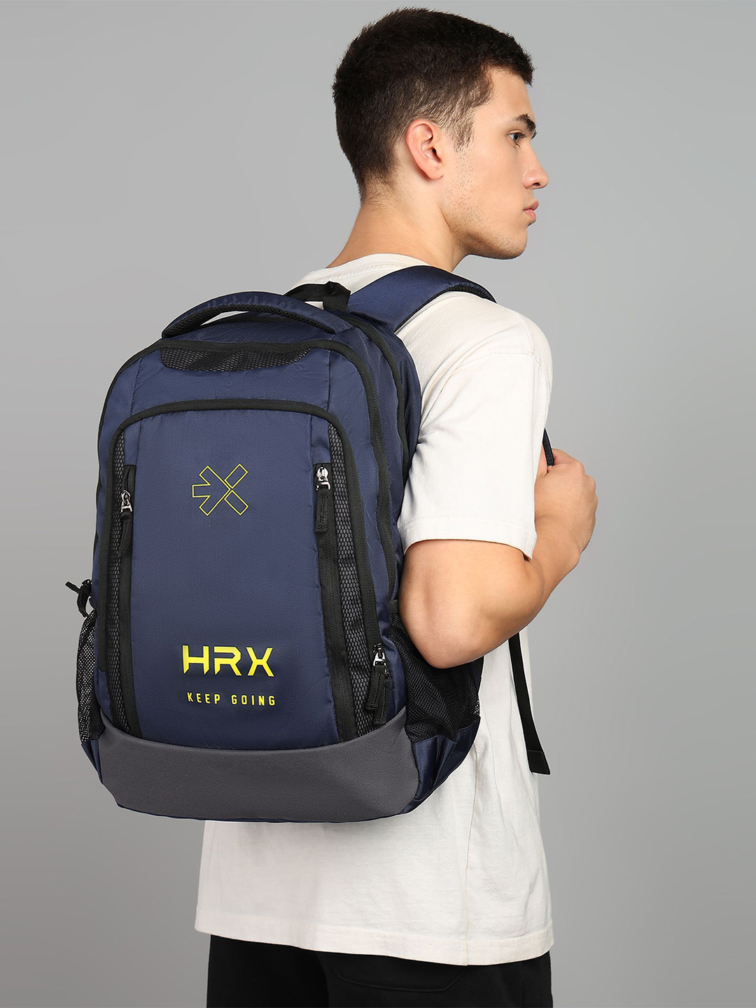 Buy HRX By Hrithik Roshan Unisex Anti Theft Up To 16 Inch Ergonomic ...