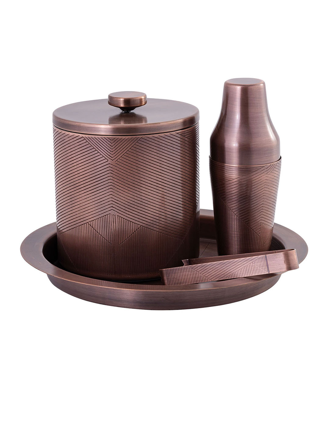Buy KANIRY ARTISE OF NOVELTY Copper 4 Pieces Stainless Steel Barware ...