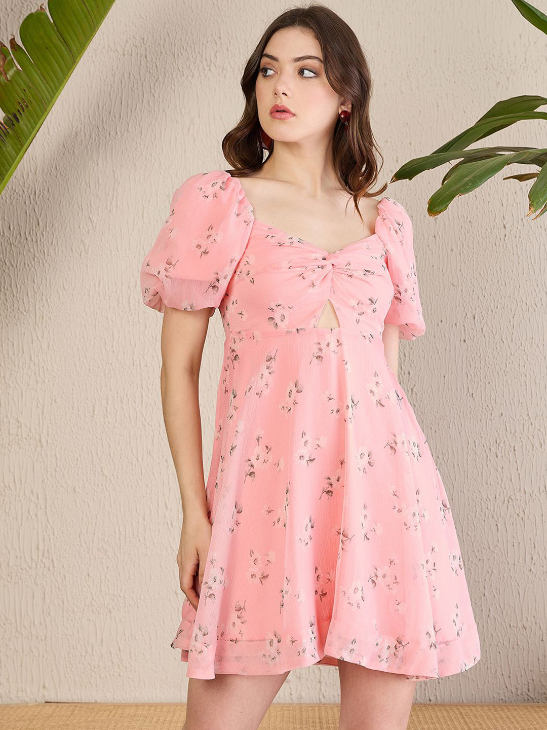 Buy MAGRE Women Floral Printed A Line Dress - Dresses for Women ...