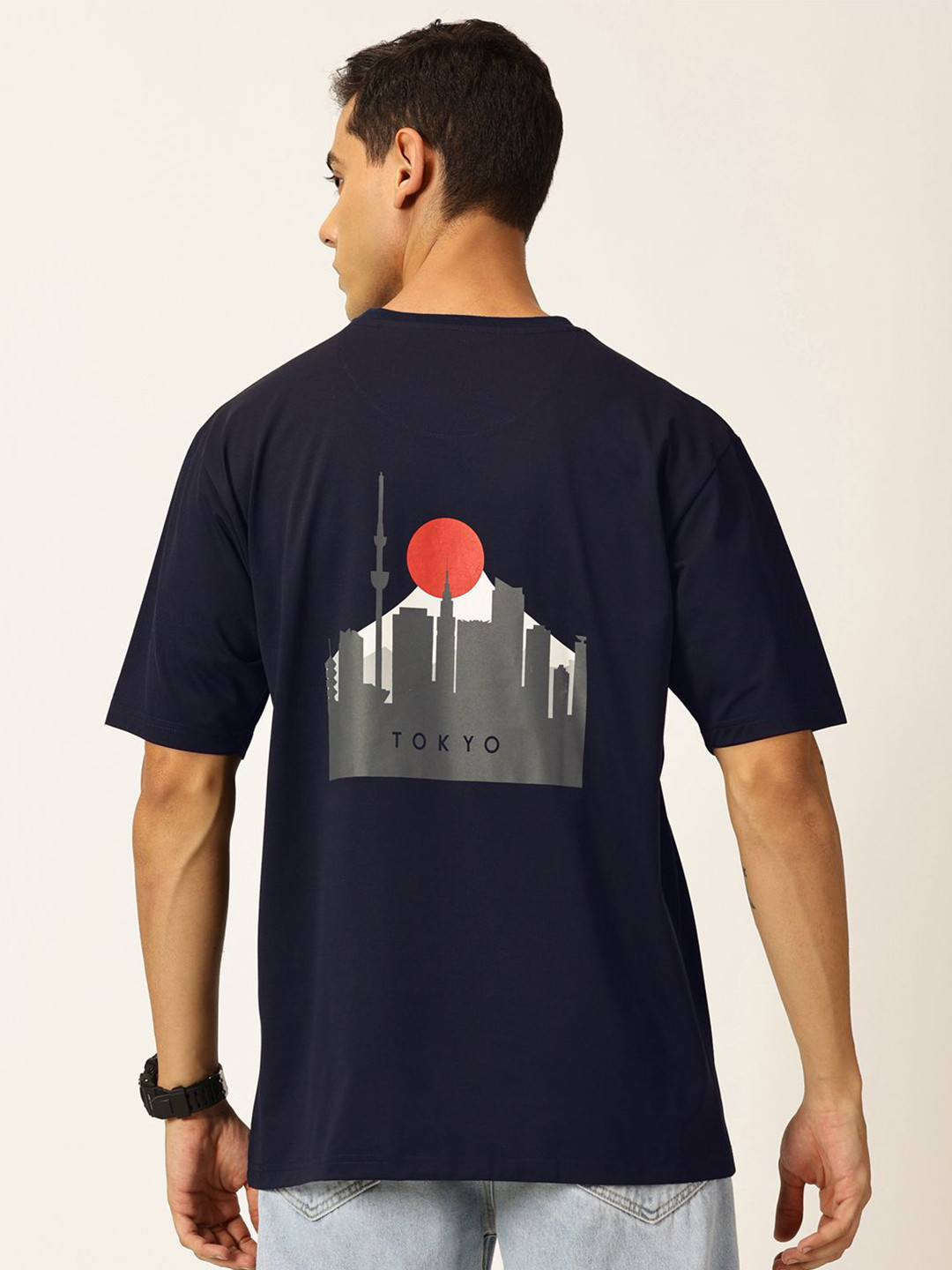 Buy Thomas Scott Graphic Printed Drop Shoulder Oversized T Shirt ...