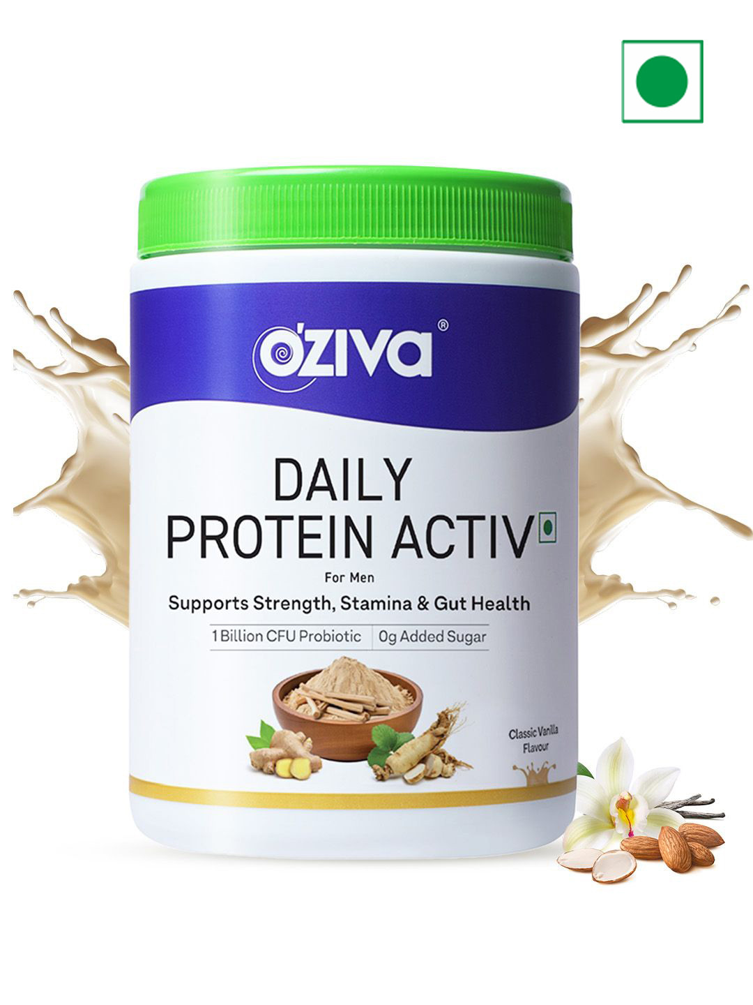 Buy OZiva Daily Protein Activ 300 G - Proteins for Men 29859975 | Myntra