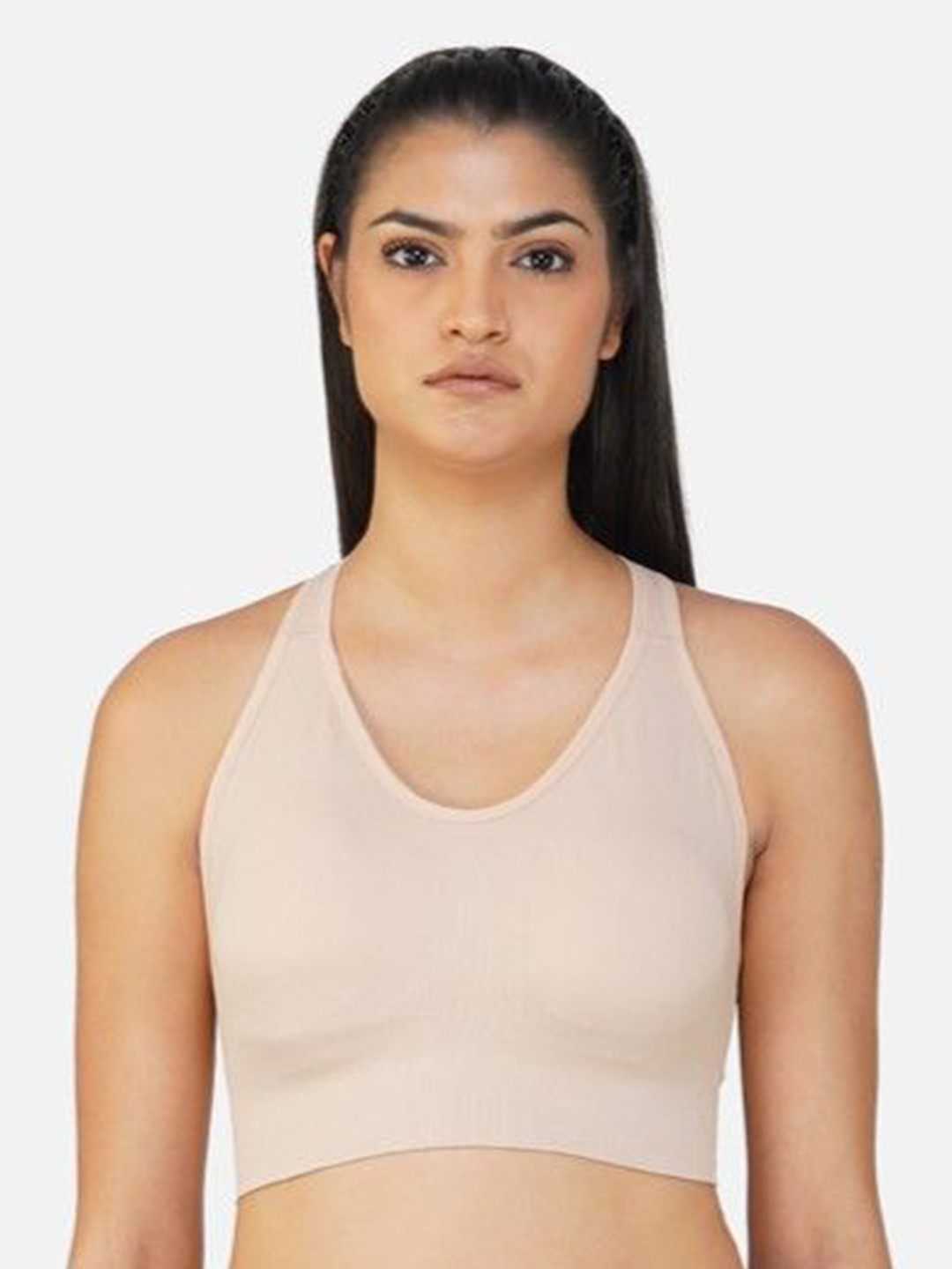 Buy Poftik Removable Padding 360 Degree Support Sport Bra 1PC_M_SKIN ...