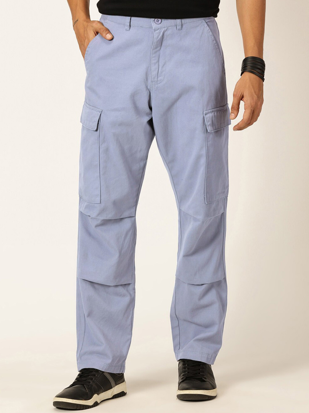 Buy Thomas Scott Men Classic Straight Fit Mid Rise Easy Wash Pure ...