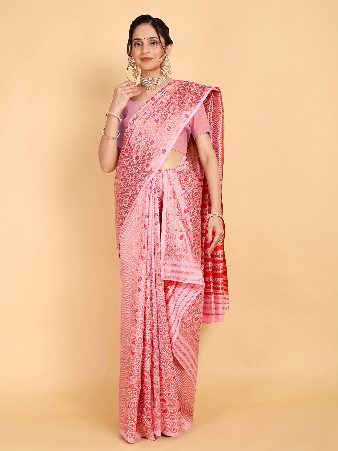 Buy Rose Villa Assamese Mekhela Chador Saree - Sarees for Women ...