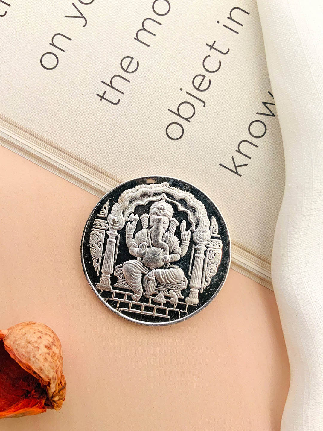 Buy ABDESIGNS 999 Pure Sterling Silver Shree Ganesha Coin 20 Gm ...