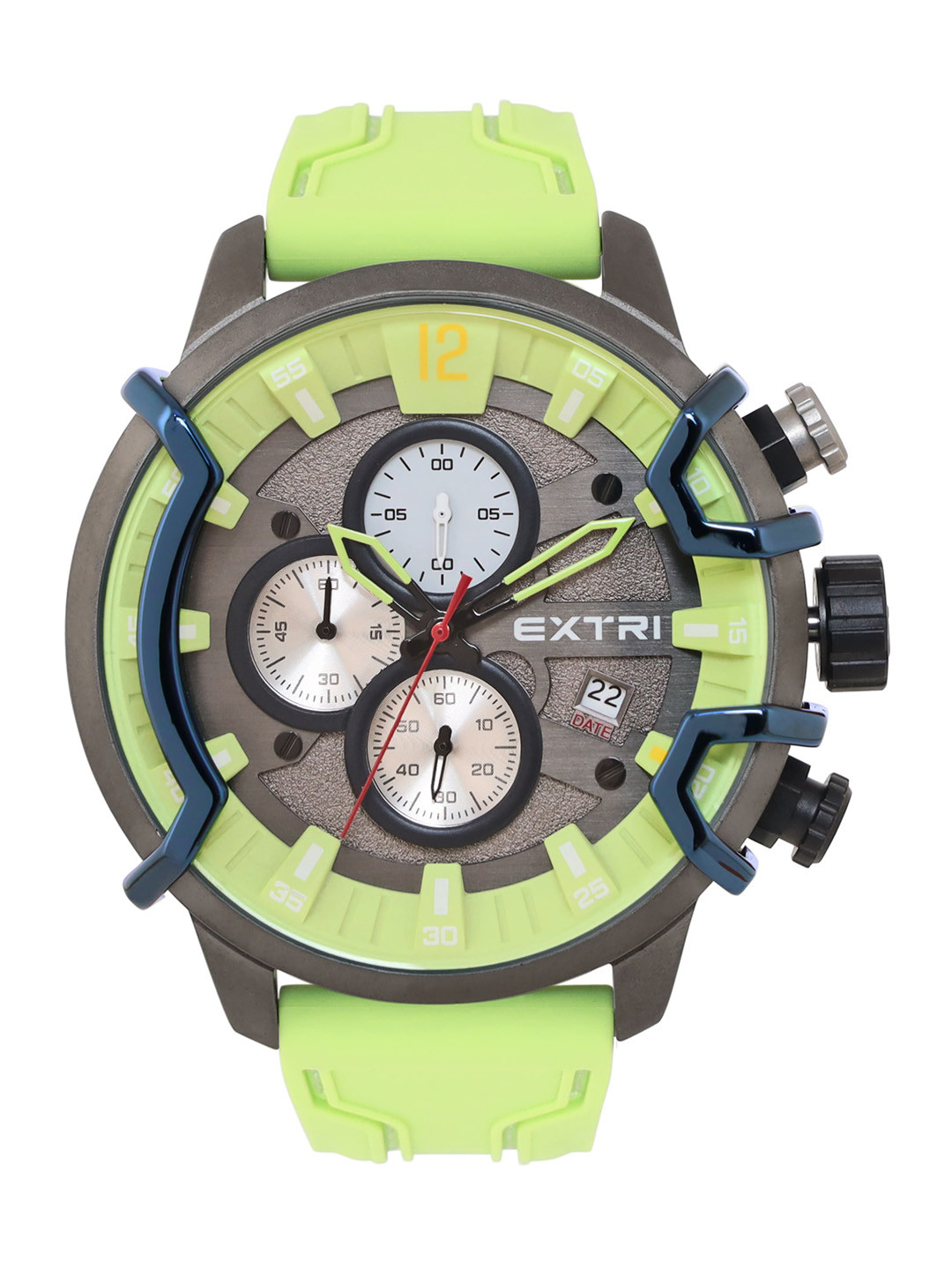Buy EXTRI Men Dial & Bracelet Style Straps Digital Chronograph Automatic Watch X6054 E - Watches ...