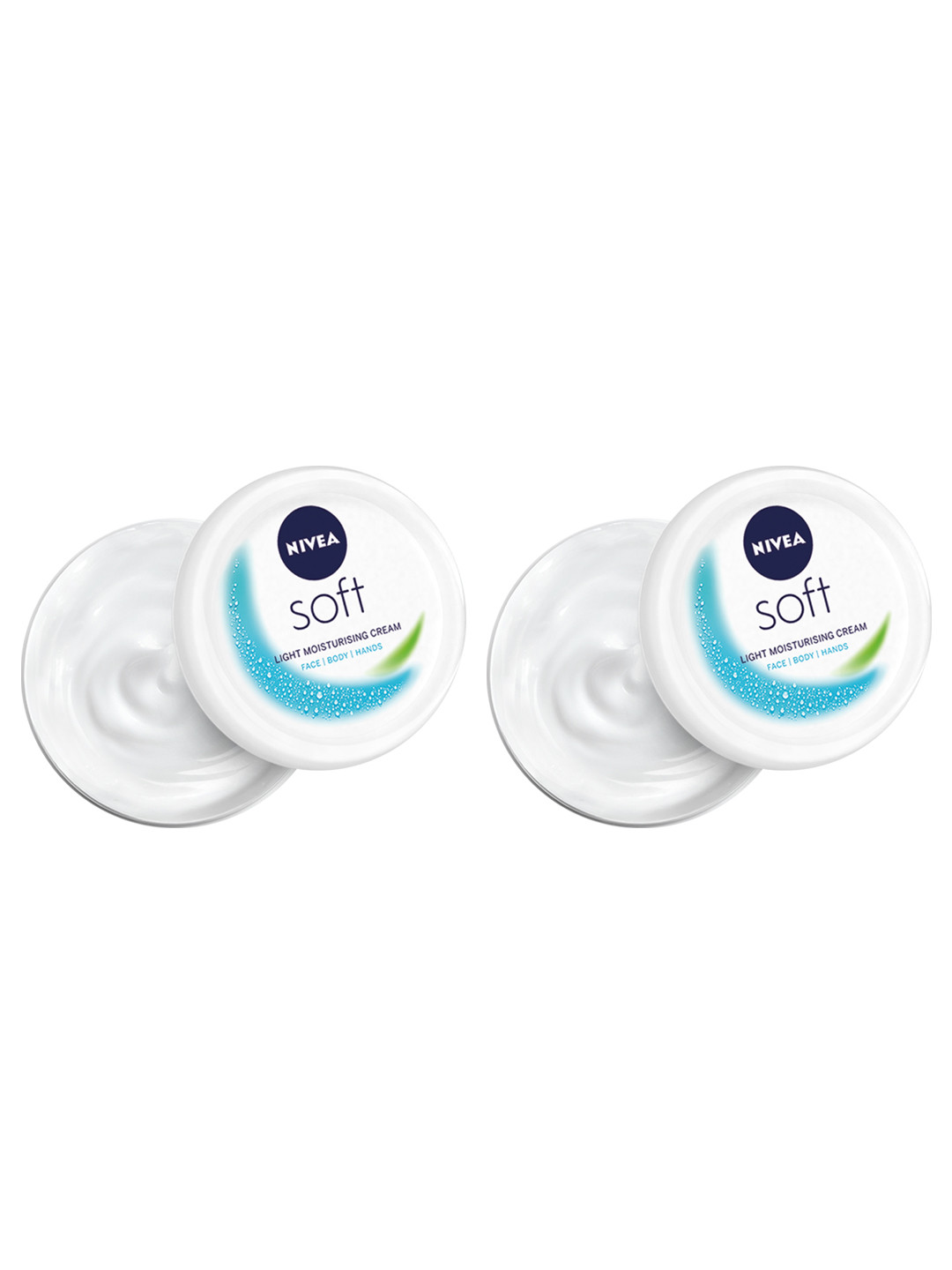 Buy Nivea Set Of 2 Soft Light Moisturizing Non Sticky Cream With ...