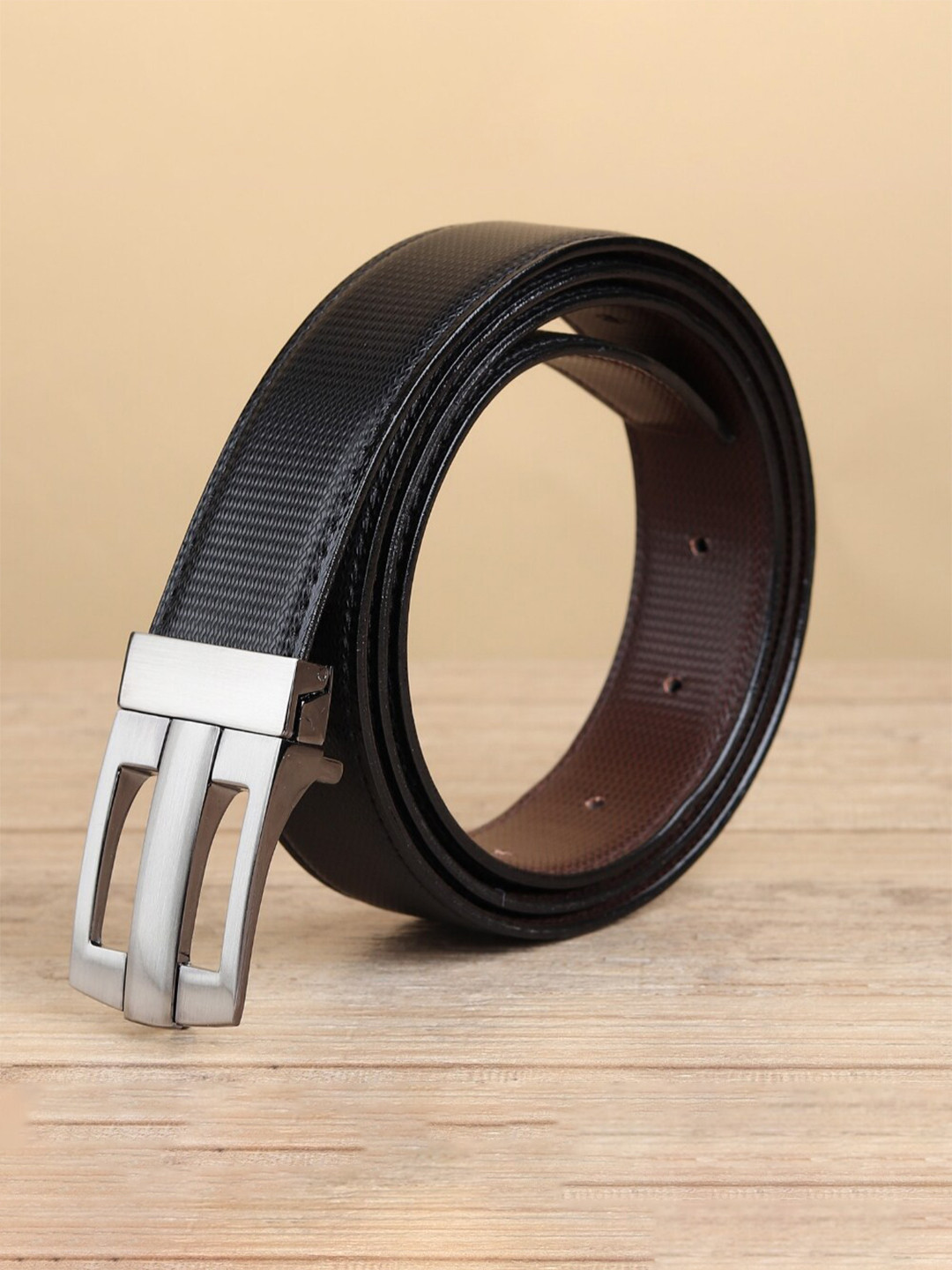 Buy Kastner Men Textured Push Pin Reversible Formal Belt - Belts for ...