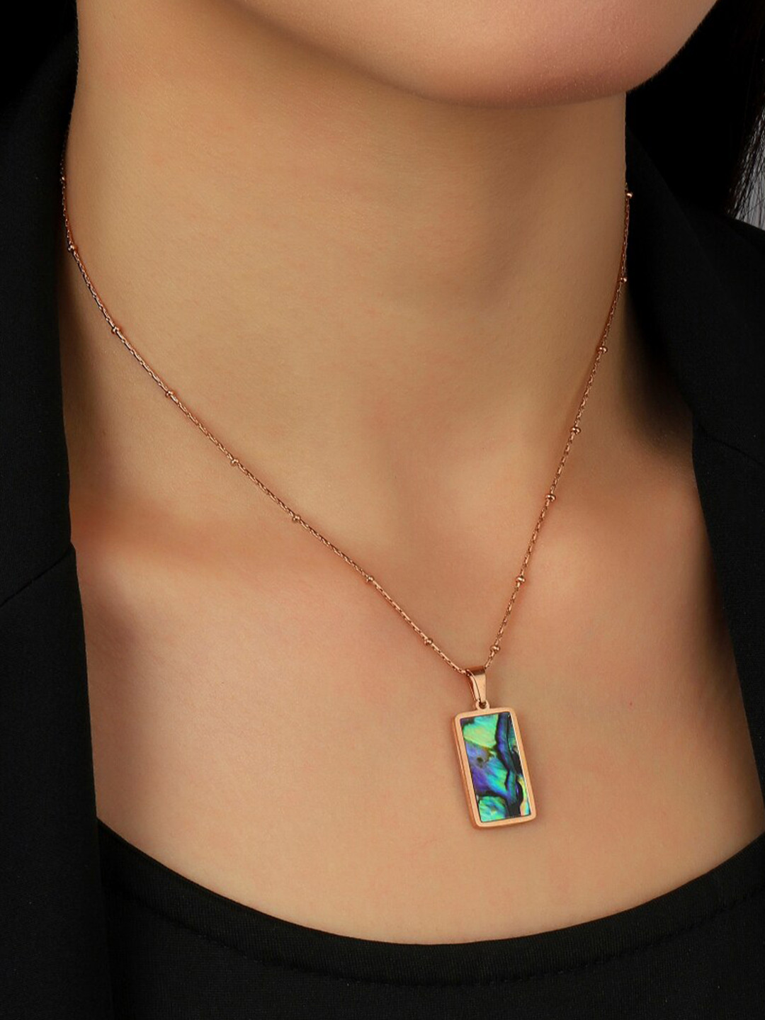 Buy SALTY Square Artistic Alchemy Pendants With Chains - Pendant for ...