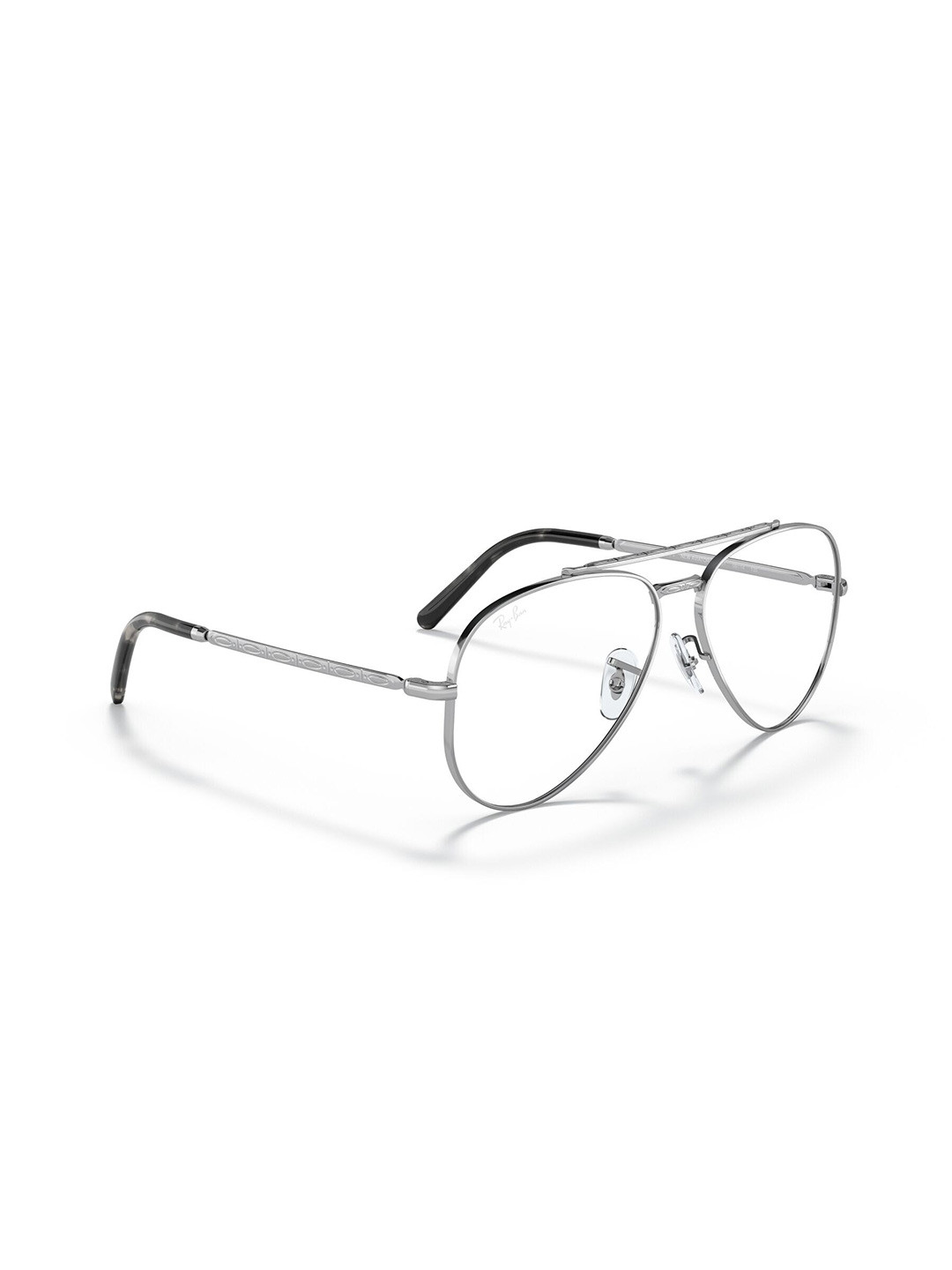 Buy RAY BAN Unisex Pilot Silver Colour Frames 0RX3625V250158 - Frames ...