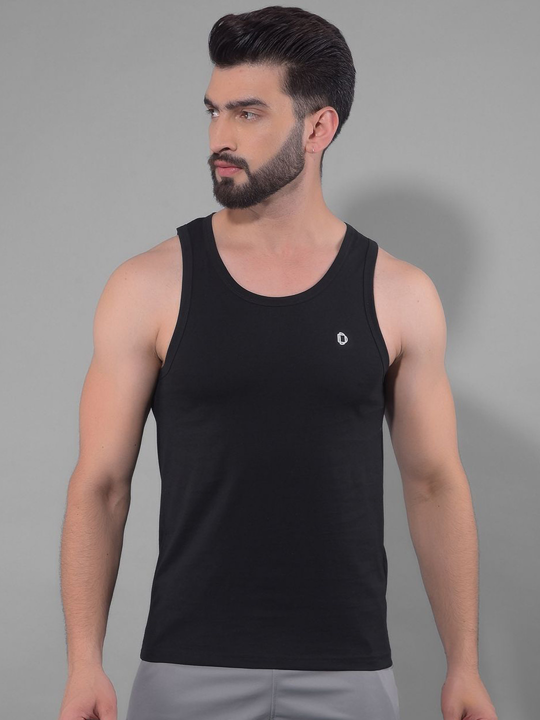 Buy Dollar Printed Tank Top Vest AMTT 105 PO1 BLK - Innerwear Vests for ...
