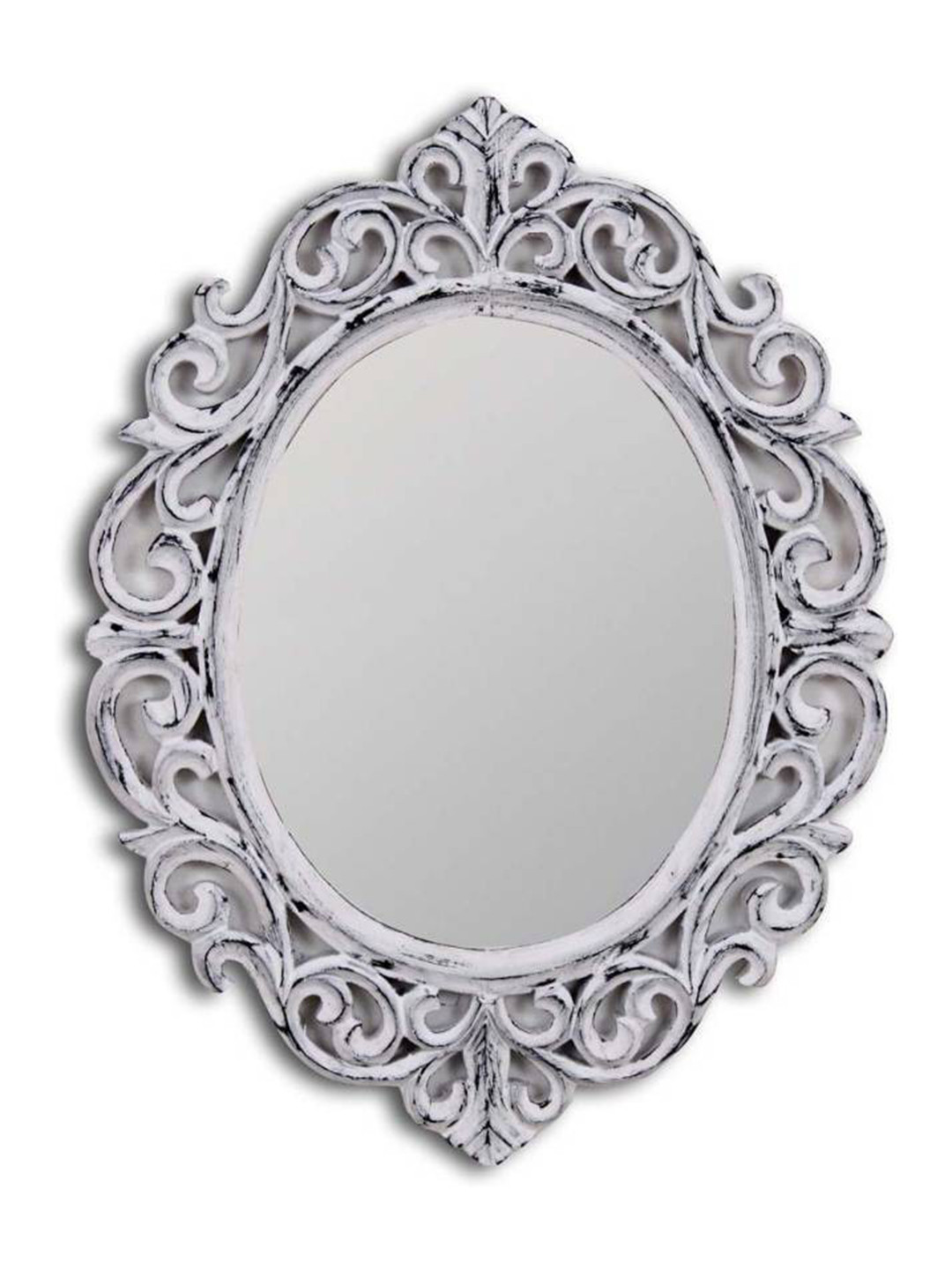 Buy VAS Collection Home White Ethnic Motifs Patterned Wooden Wall ...