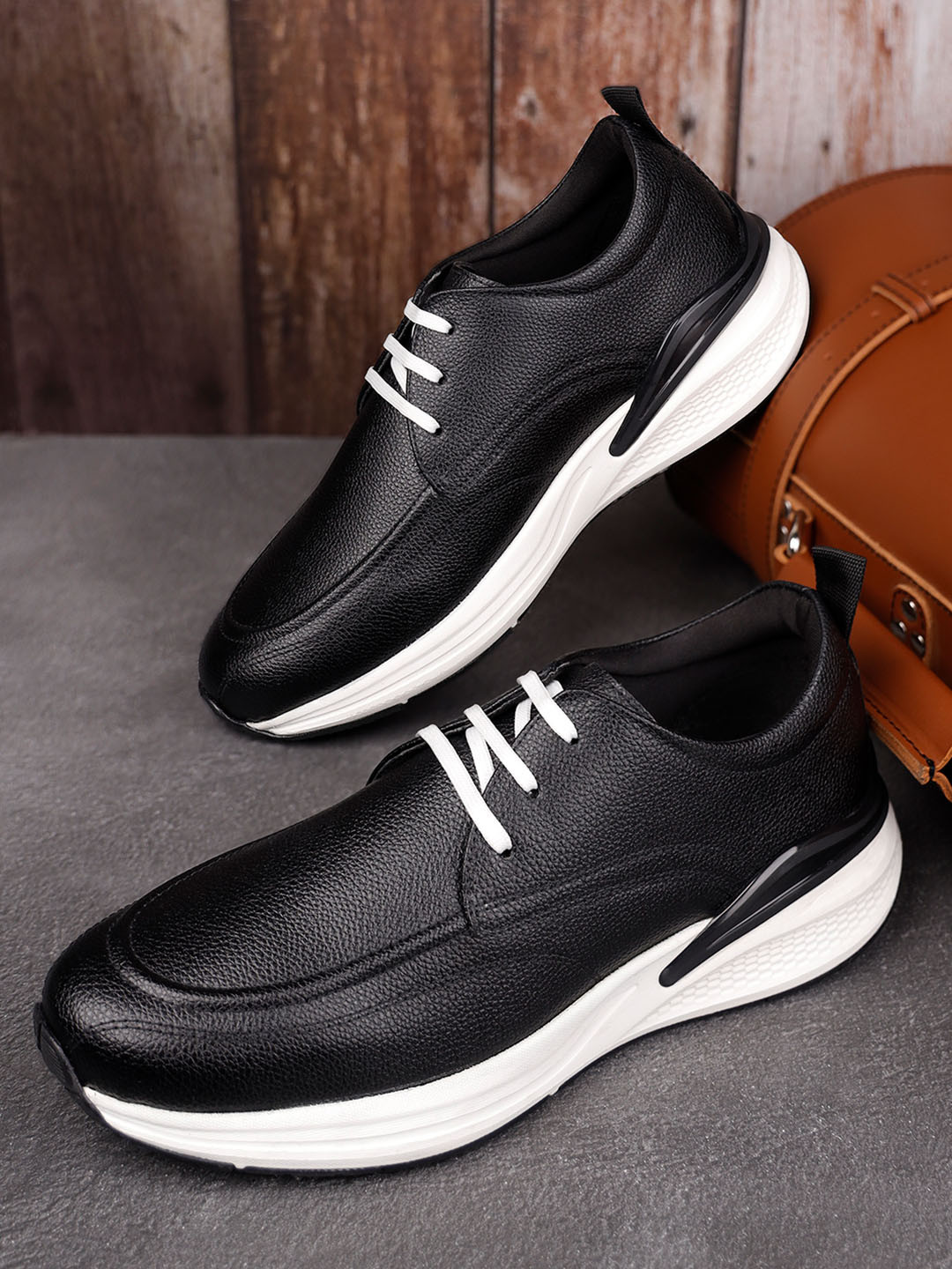 Buy LOUIS STITCH Men's Egyptian Black Leatherette Fashion Sneaker ...