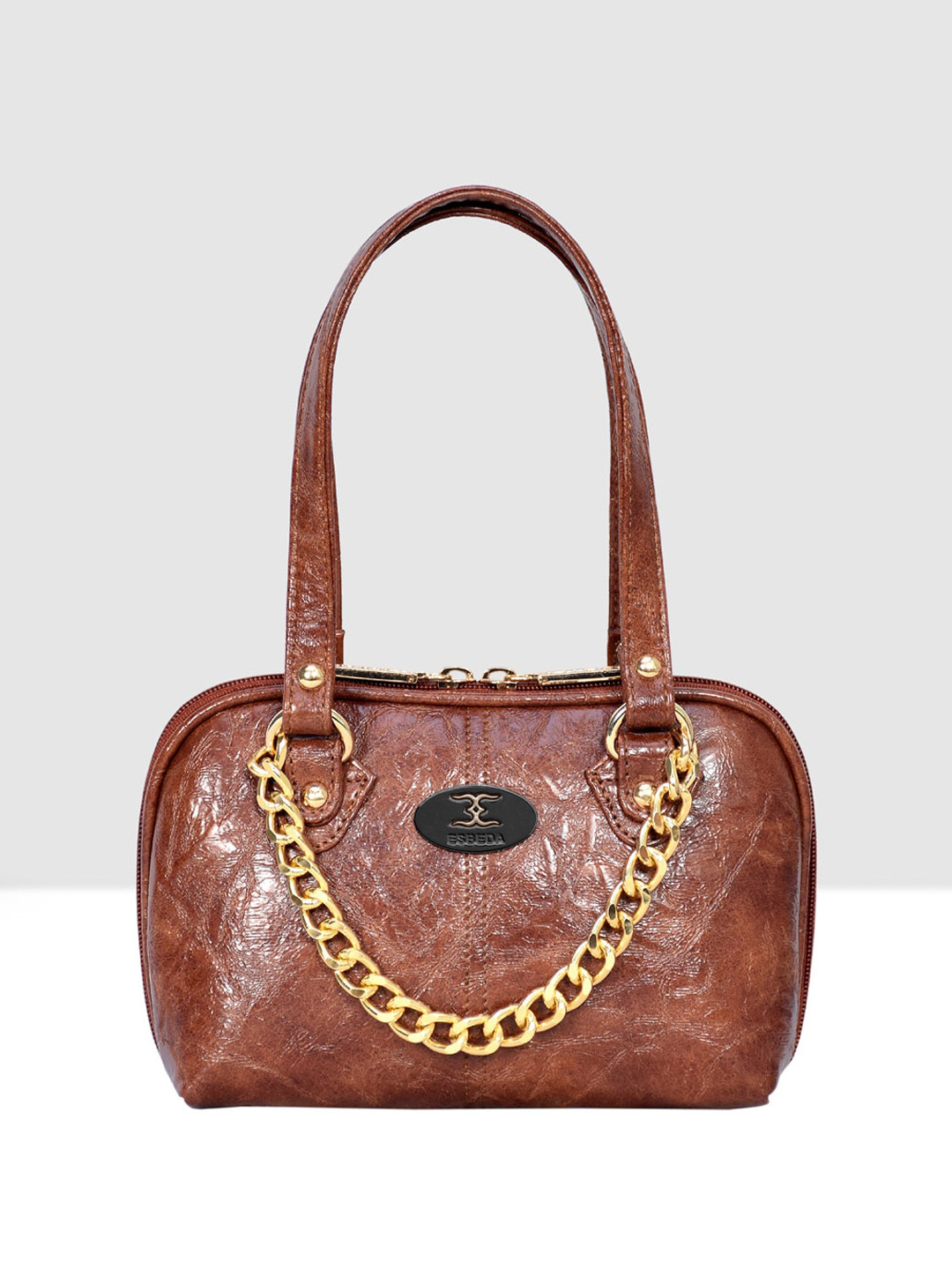 Buy ESBEDA PU Structured Handheld Bag With Applique - Handbags for ...