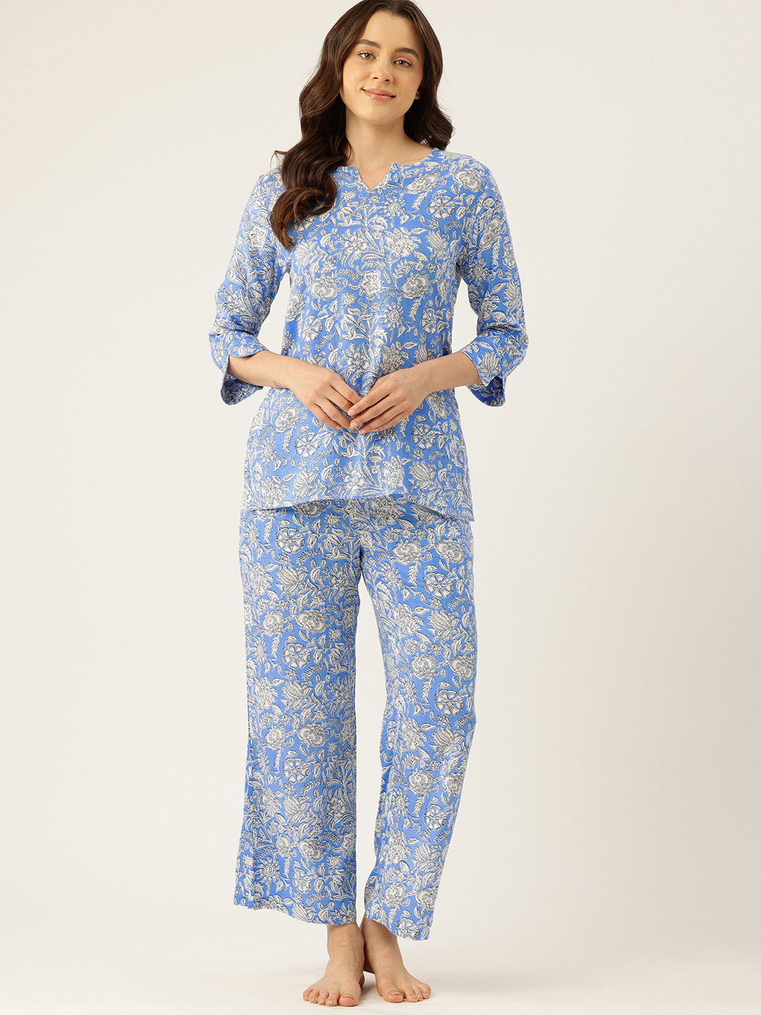 Buy ETC Floral Printed Night Suit - Night Suits for Women 29894881 | Myntra