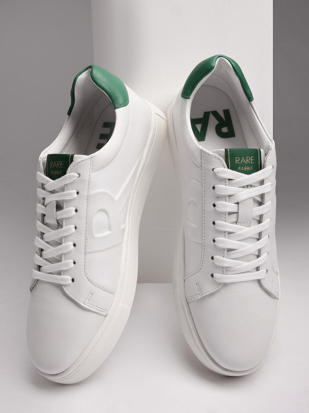 Buy RARE RABBIT Men Odessa Pro Colourblocked Leather Sneakers - Casual ...