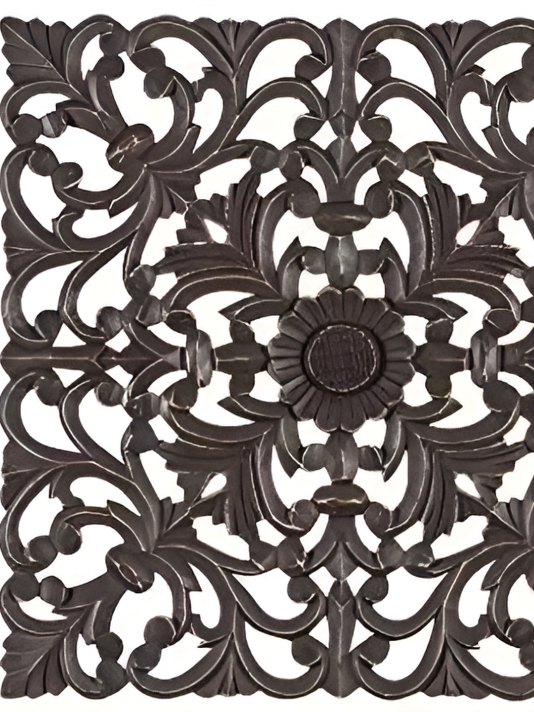 Buy VAS Collection Home Textured Wood Wall Plates - Wall Decor for ...