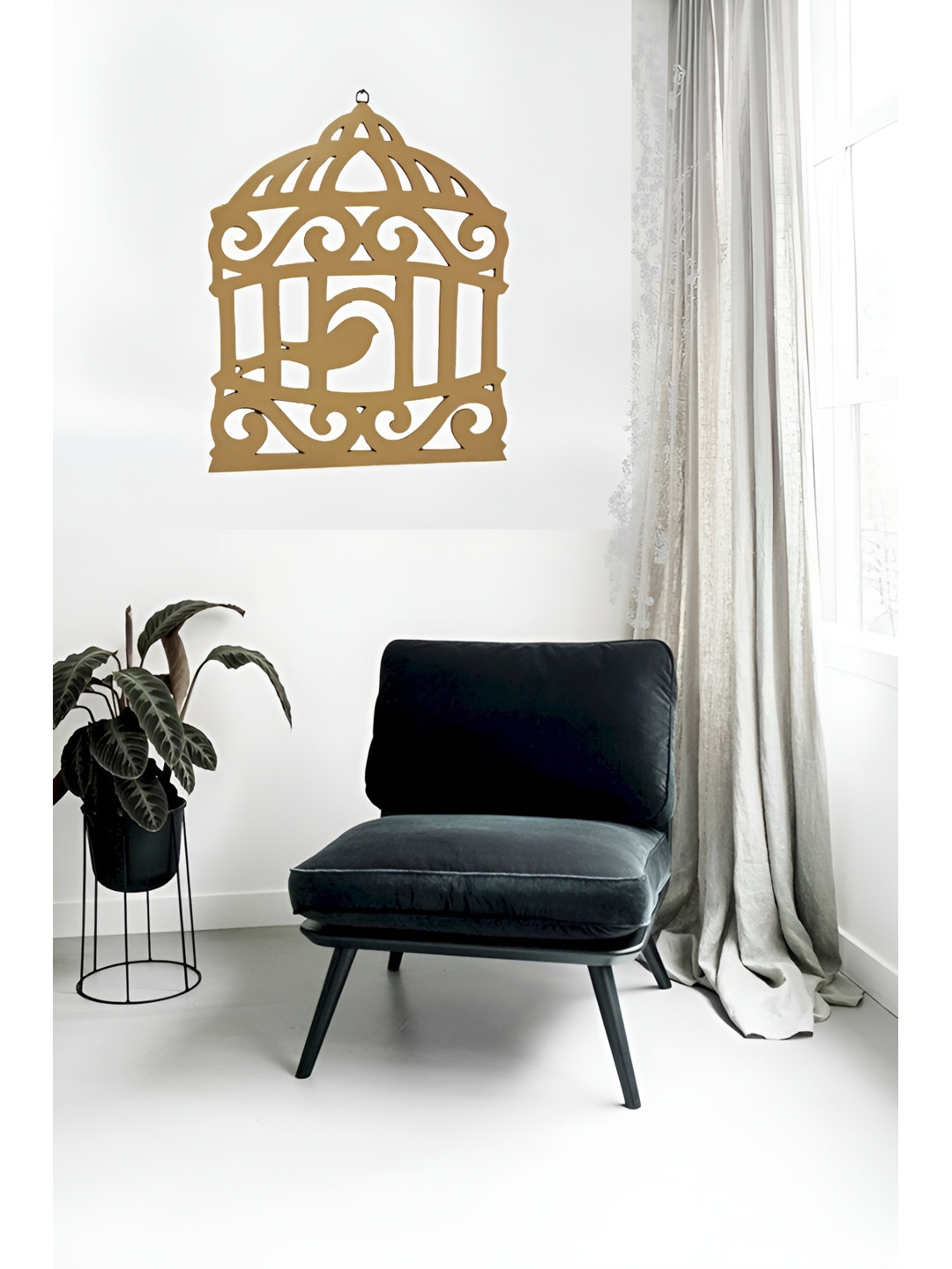 Buy VAS Collection Home Beige Textured Wooden Wall Decor - Wall Decor ...
