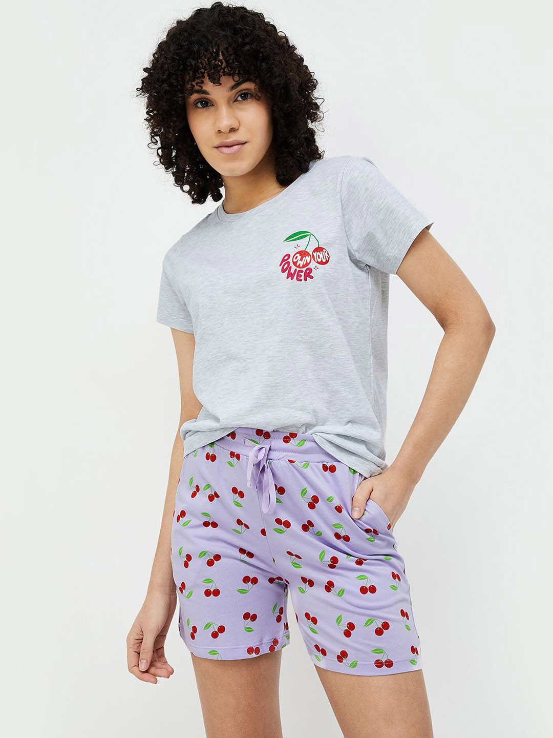 Buy Ginger By Lifestyle Women Printed Night Suit - Night Suits for ...