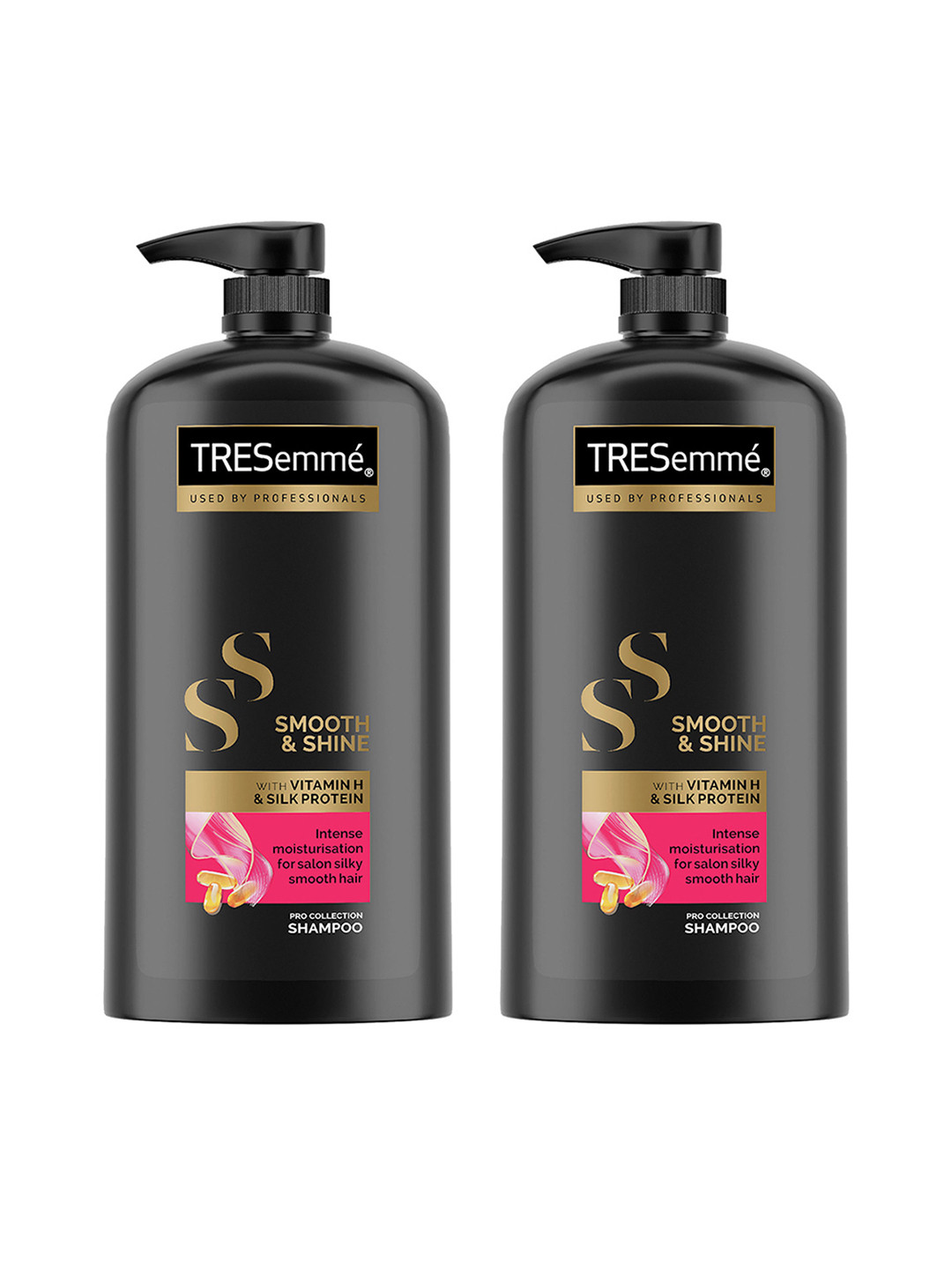 Buy Tresemme Set Of 2 Smooth & Shine Shampoo With Vitamin H & Silk ...