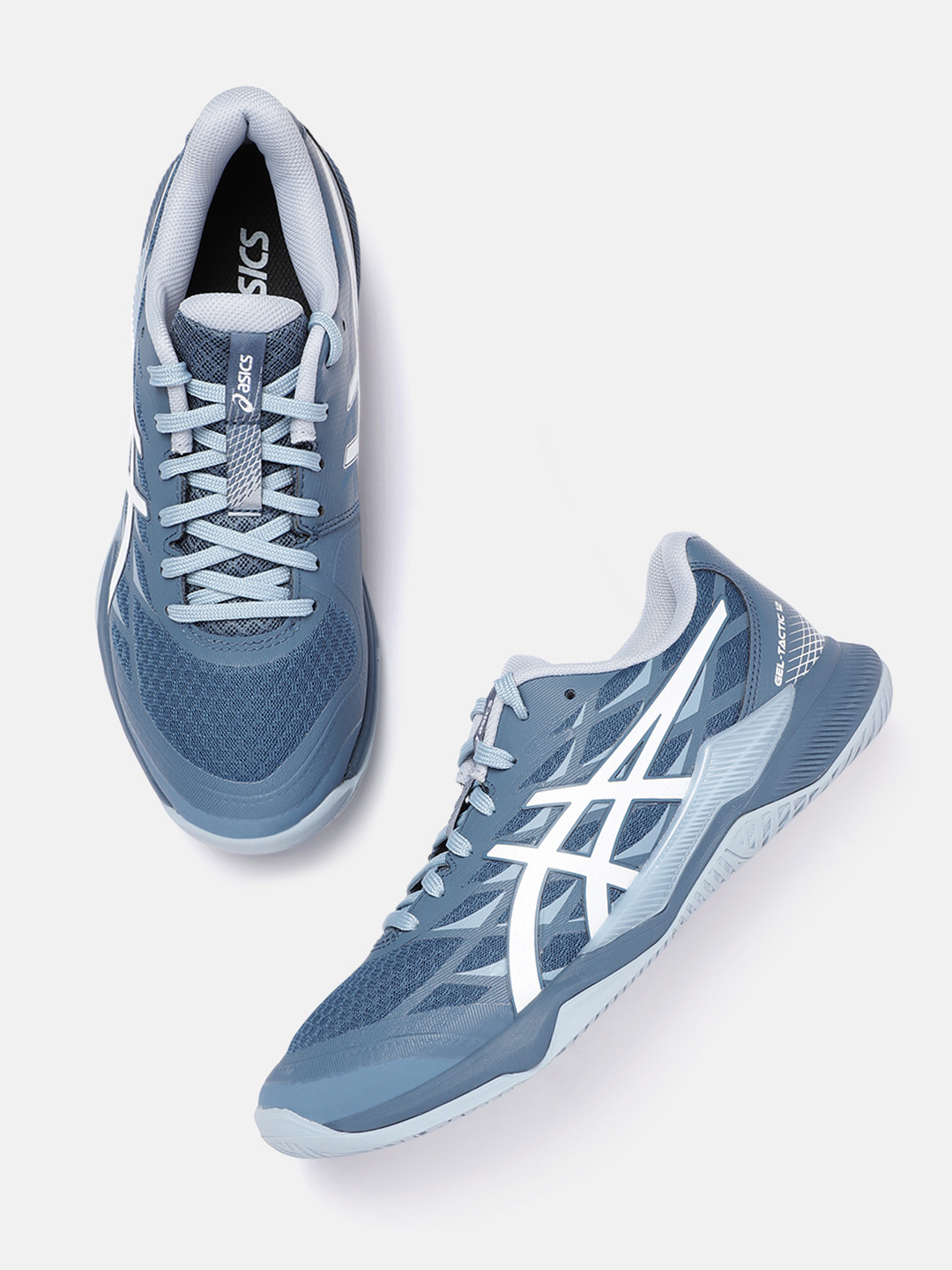 Buy ASICS Men Gel Tactic 12 Badminton Shoes - Sports Shoes for Men ...