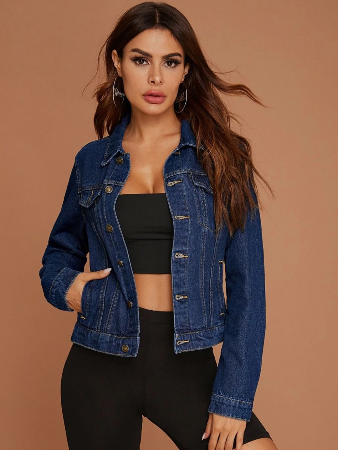 Buy Kotty Women Washed Crop Denim Jacket - Jackets for Women 29918236 ...