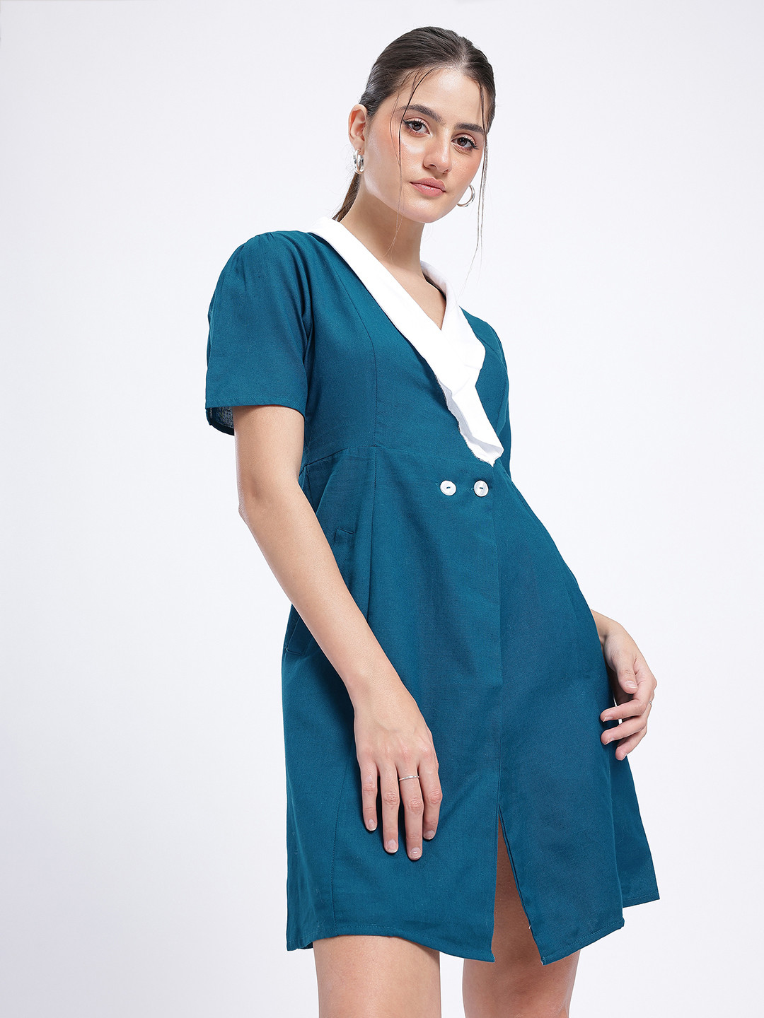 Buy DressBerry Wrap Style Mini Dress - Dresses for Women 29920526 | Myntra
