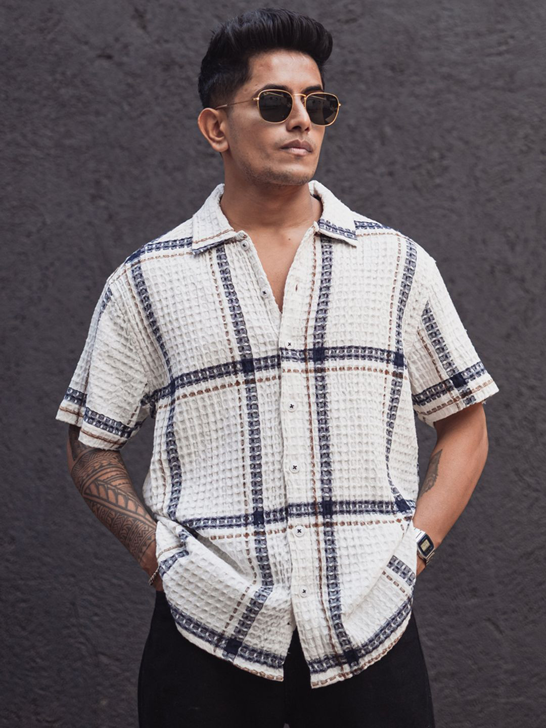 Buy Powerlook Men Opaque Printed Casual Shirt - Shirts for Men 29920826 ...