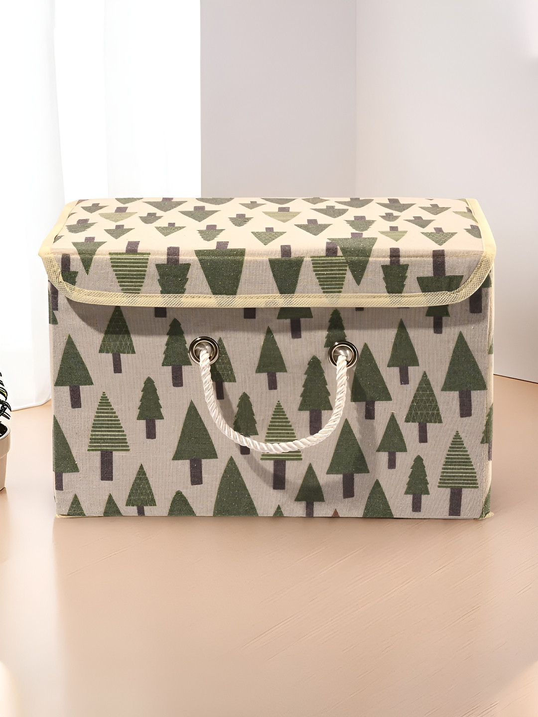 Buy Kuber Industries Cream Coloured Large Foldable Storage Box Drawer ...