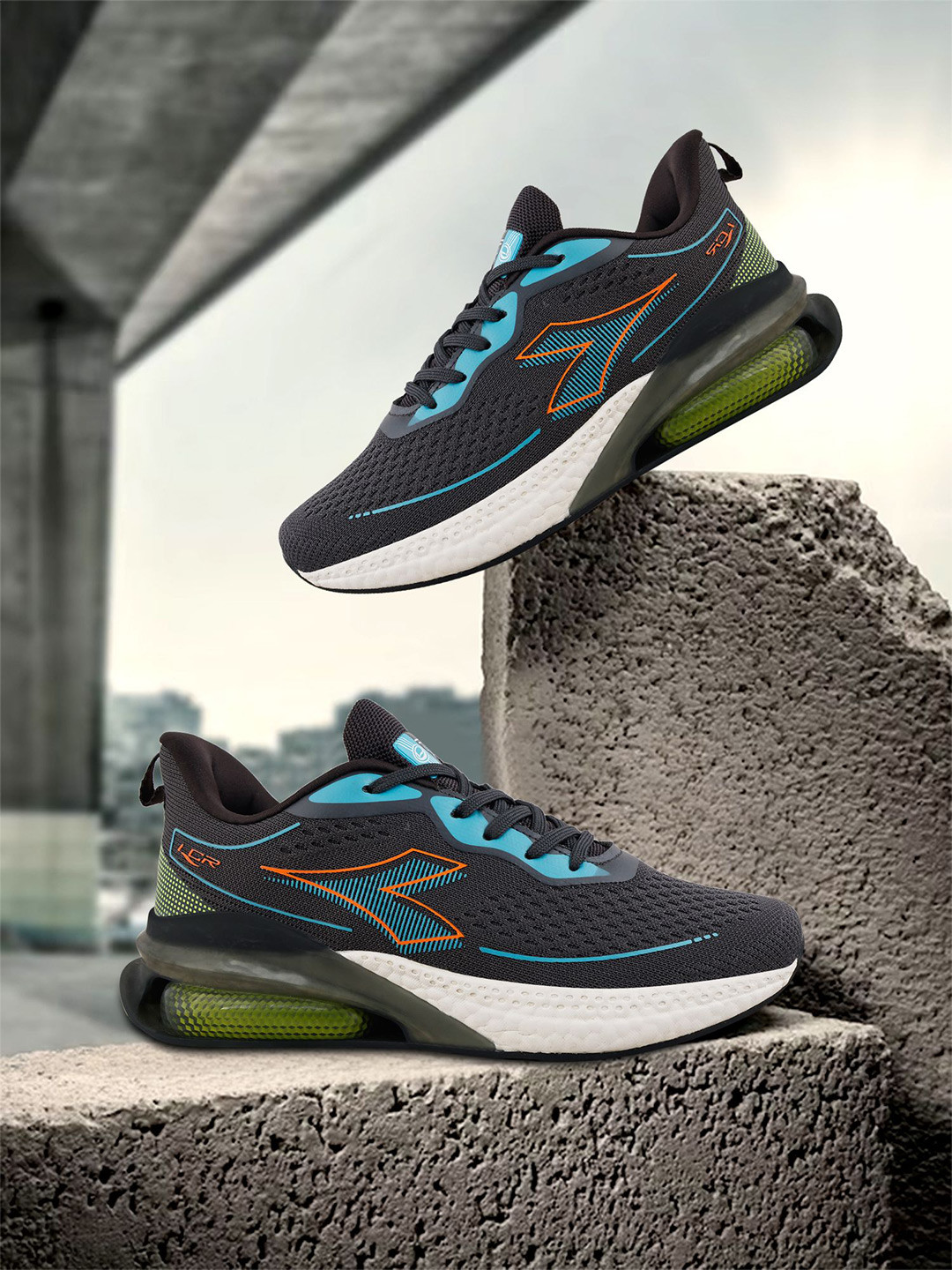Buy Lancer Men Textile Running Shoes - Sports Shoes for Men 29926509 ...