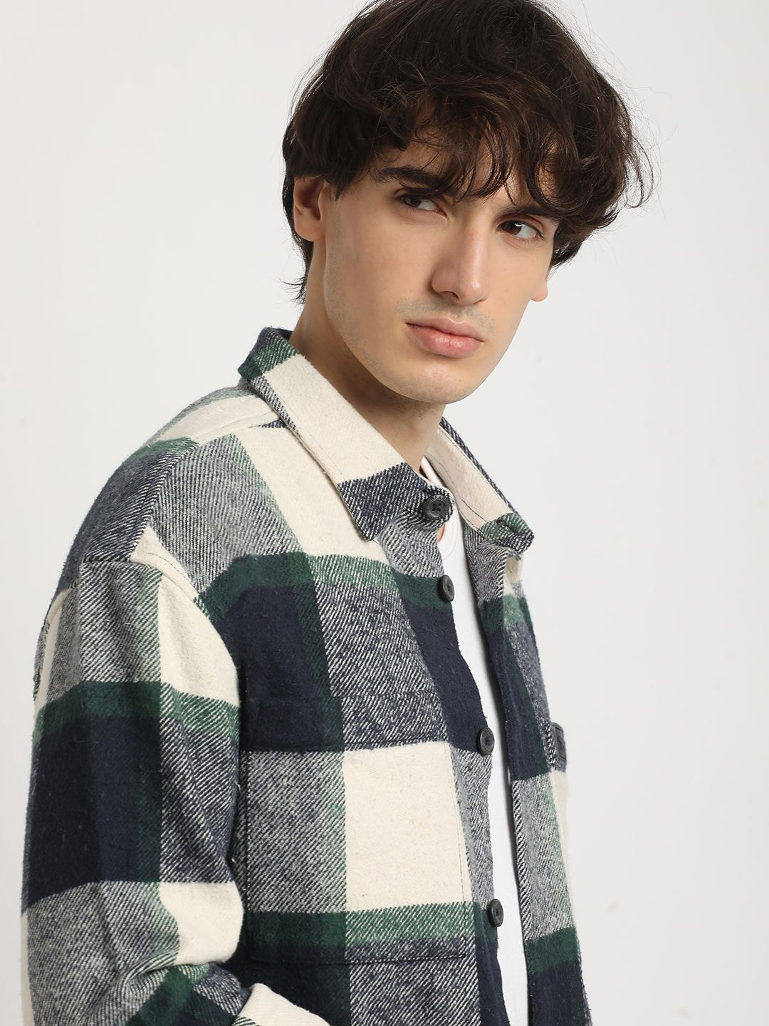 Buy THE BEAR HOUSE Men Tartan Checks Opaque Checkered Casual Shirt ...