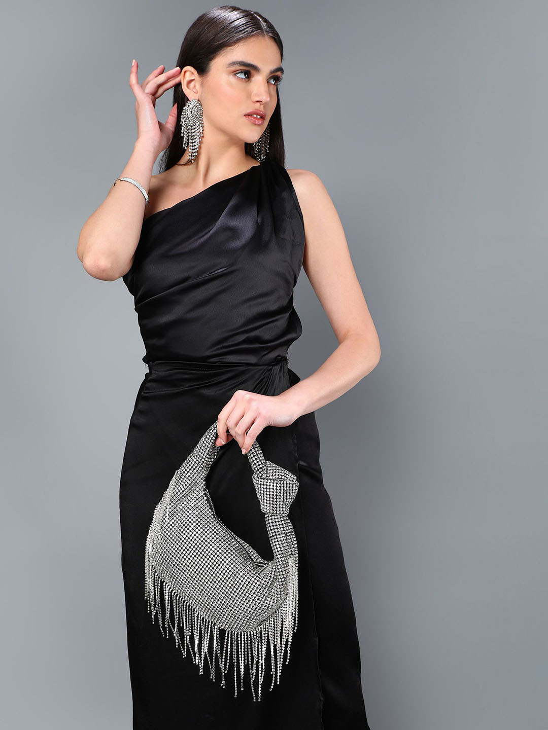 Buy Sassora Swagger Embellished Hobo Bag - Handbags for Women 29938205 ...