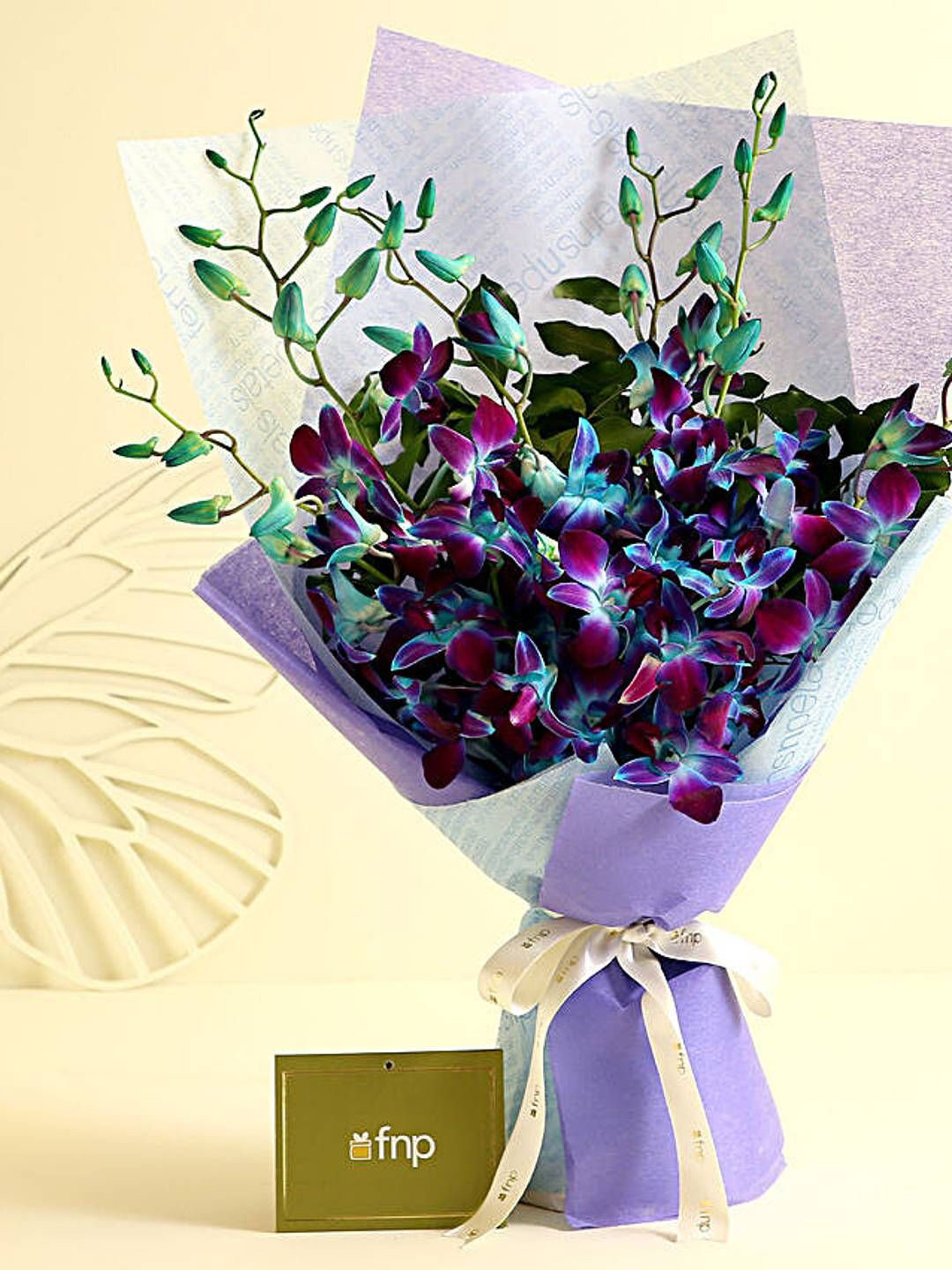 Buy Fnp Blue 6 Pieces Divine Love Orchids Flowers Bouquet - Fresh ...