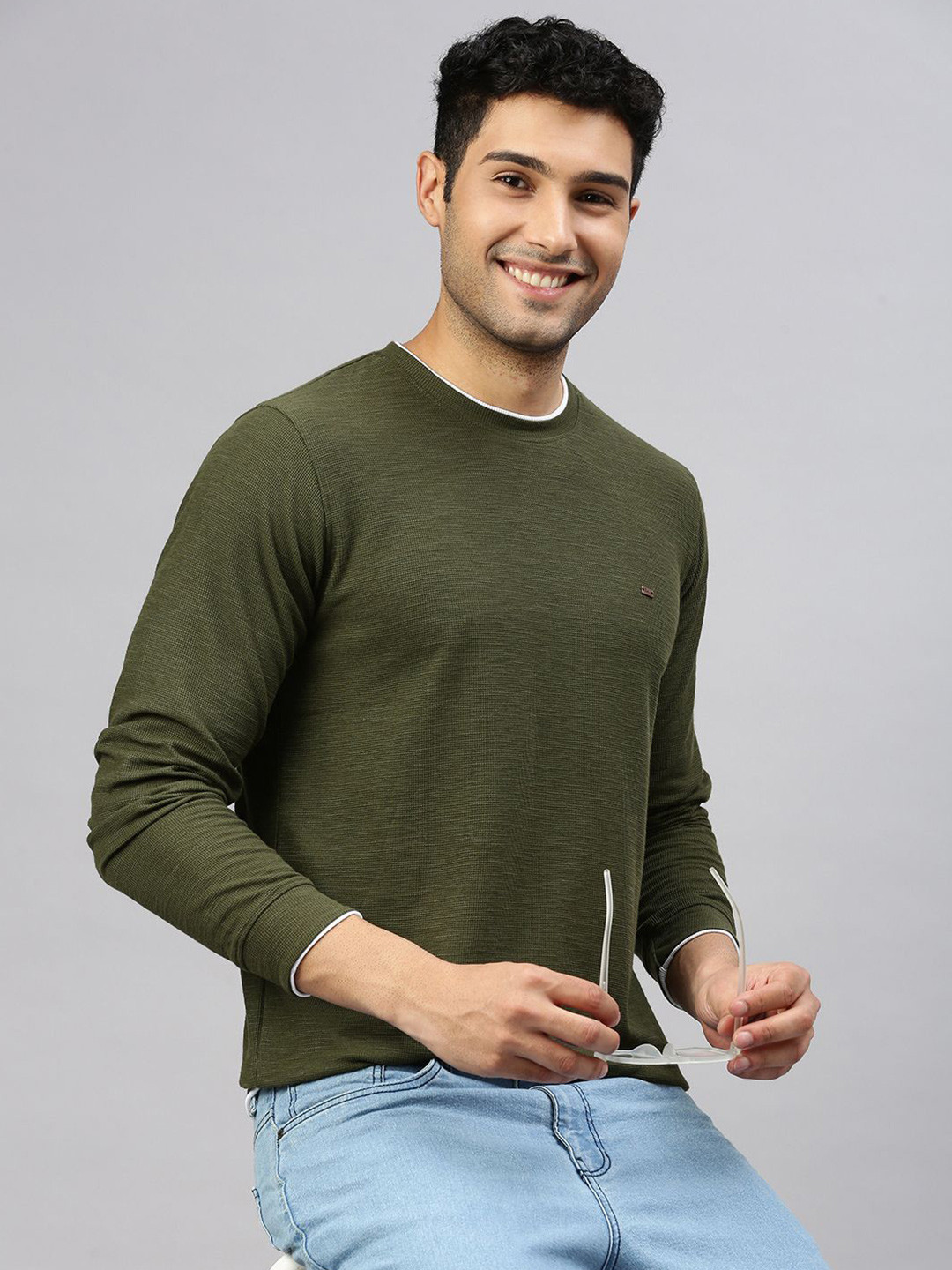 Buy ZEDD Men Round Neck Solid T Shirt - Tshirts for Men 29945249 | Myntra