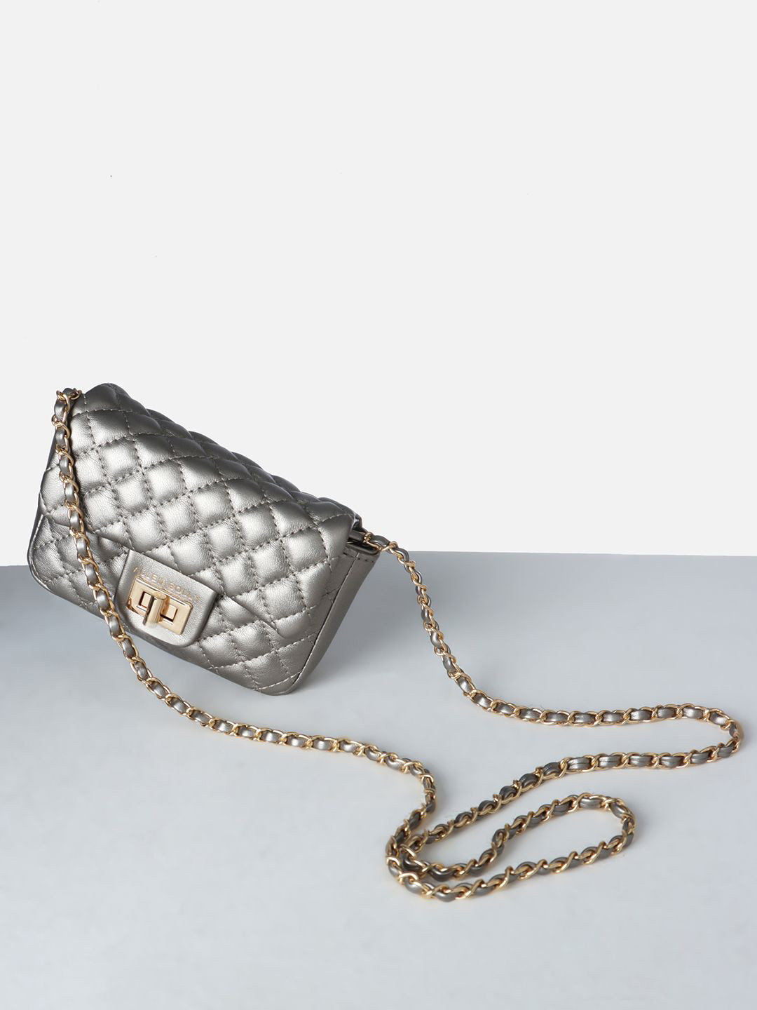 Buy Allen Solly Junior Quilted Twist Closure Sling Bag - Handbags for ...
