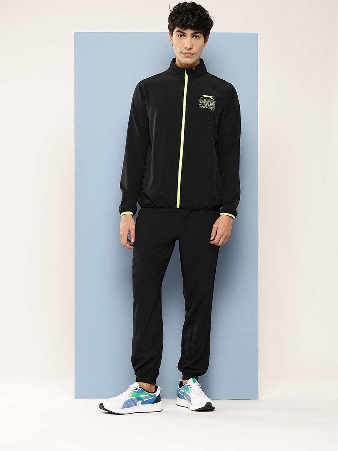 Buy Slazenger Men Ultra Dry Running Tracksuit - Tracksuits for Men ...