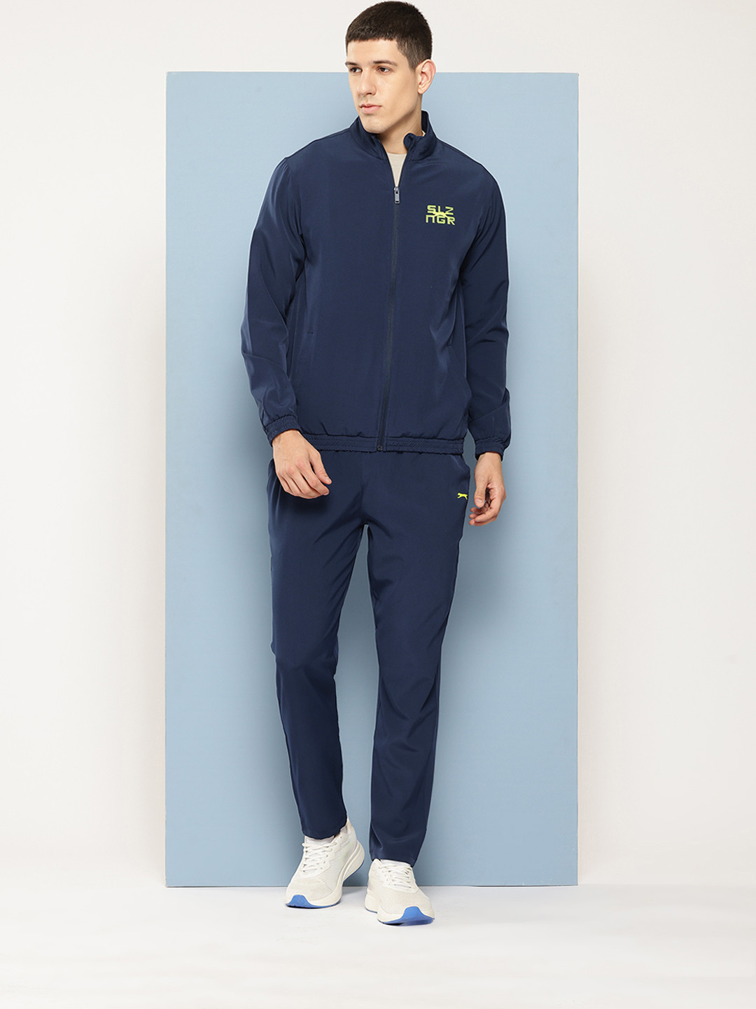 Buy Slazenger Men Solid Running Tracksuit With Ultra Dry Technology ...
