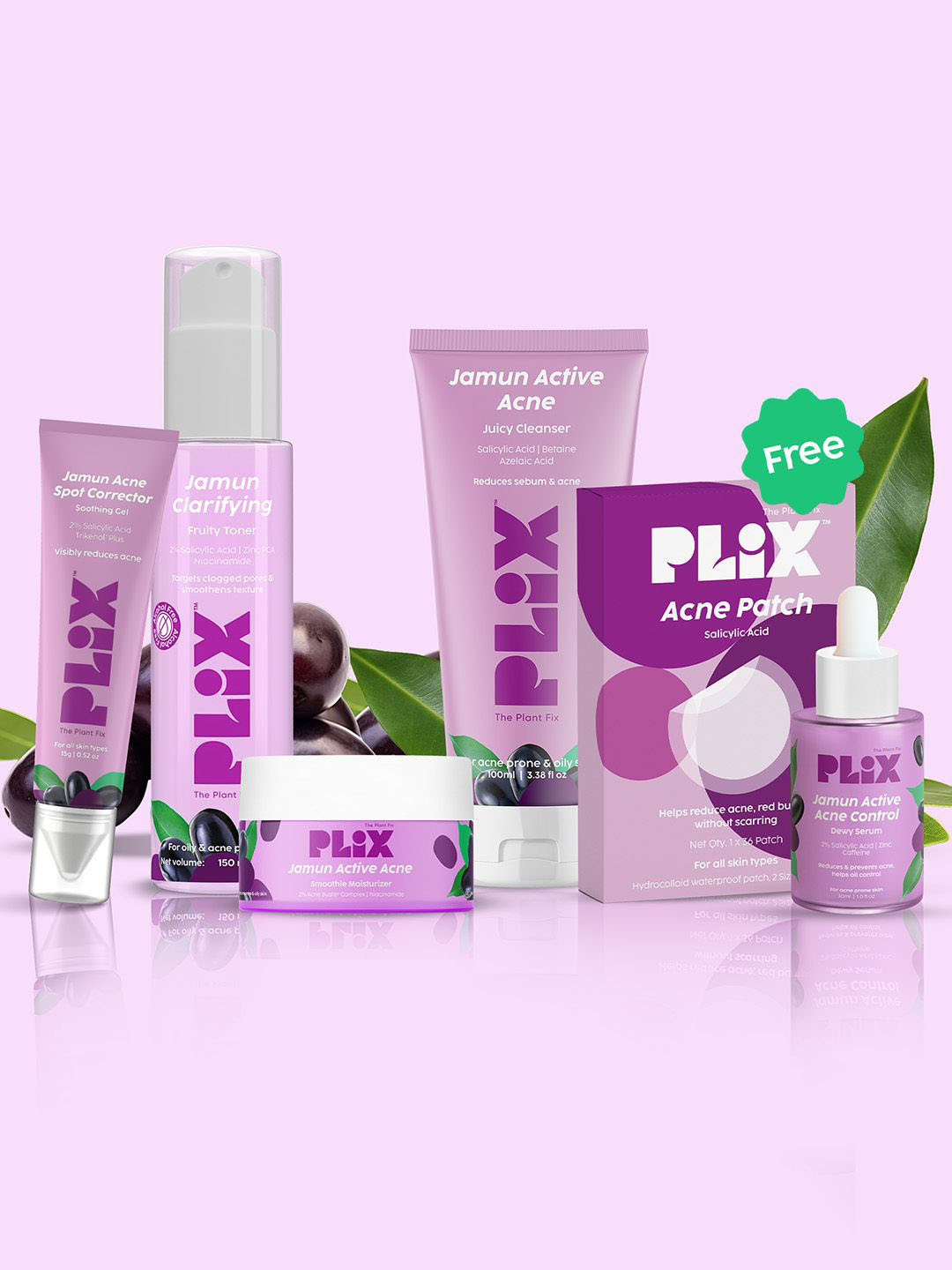Buy PLIX THE PLANT FIX Jamun Cleanser, Spot Corrector, Toner, Acne ...