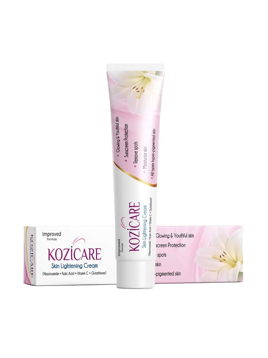 Buy KOZICARE Skin Lightening Cream With Kojic Acid 15g - Day Cream for ...