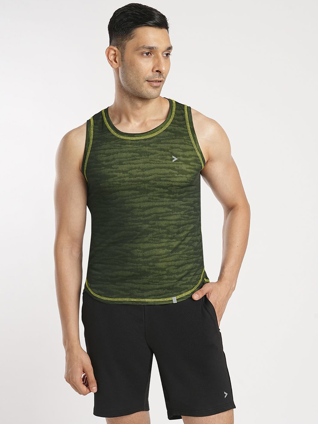 Buy Bombay High Self Design Innerwear Vests BHACTM24 1010B Black ...