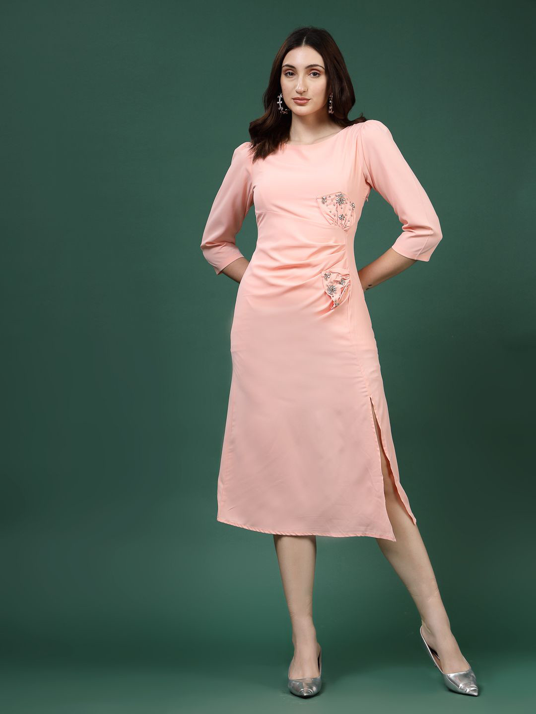 Buy Juelle Women A Line Midi Dress - Dresses for Women 29960073 | Myntra