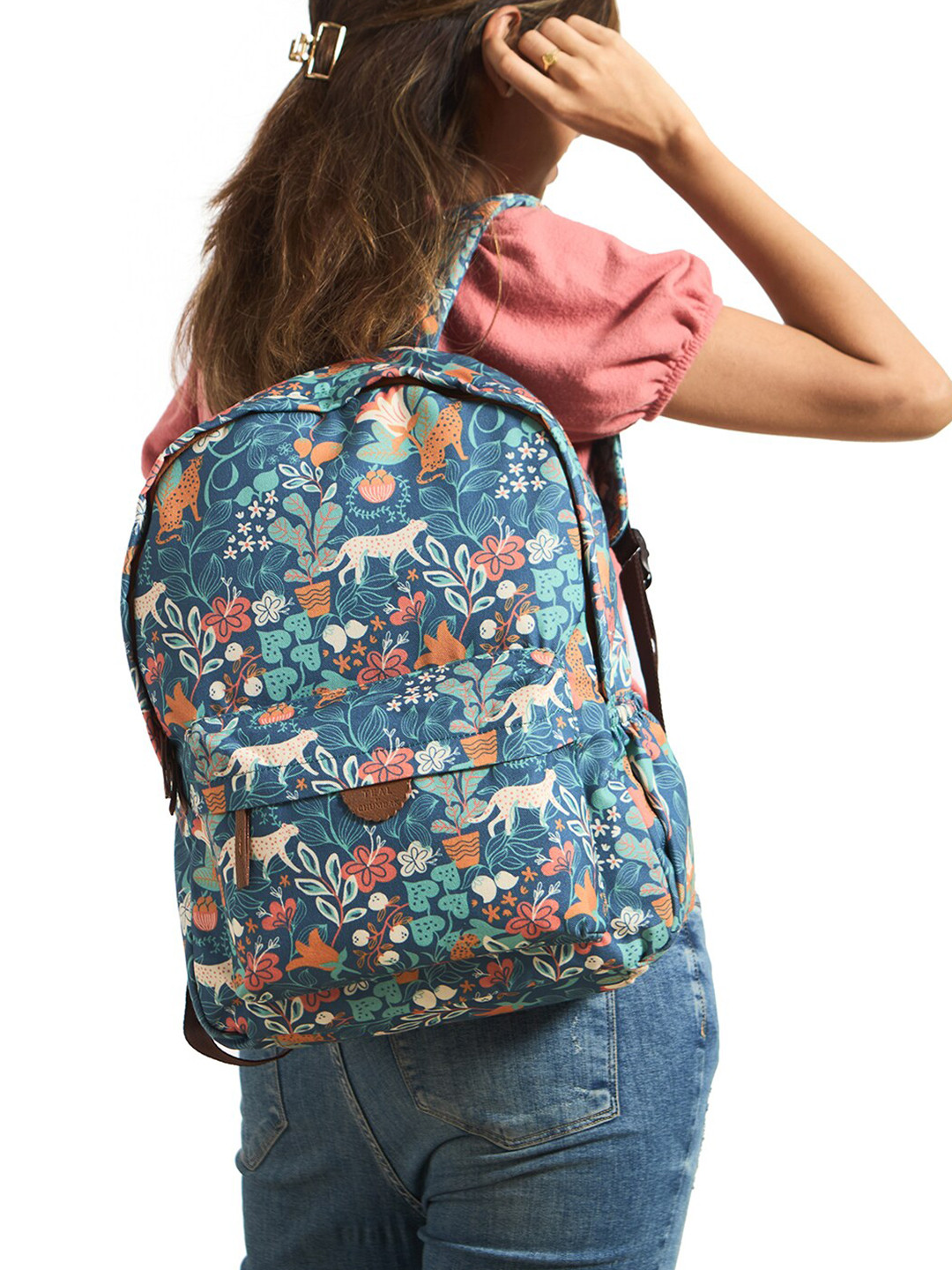 Buy TEAL BY CHUMBAK Women Up To 15 Inch Laptop Ergonomic Graphic ...