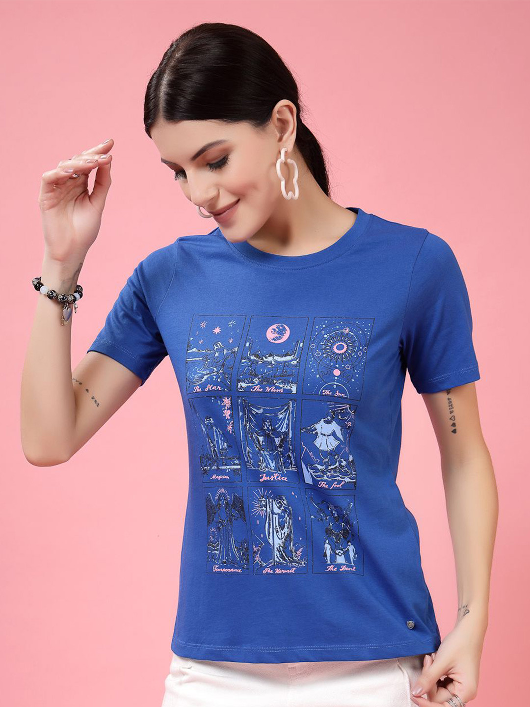 Buy Juelle Print Top - Tops for Women 29966356 | Myntra