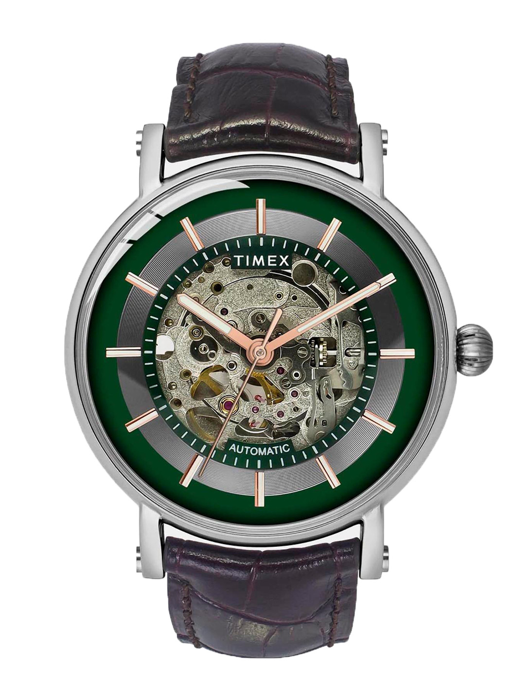 Buy Timex Men Skeleton Dial & Leather Straps Analogue Watch TWEG16718 ...