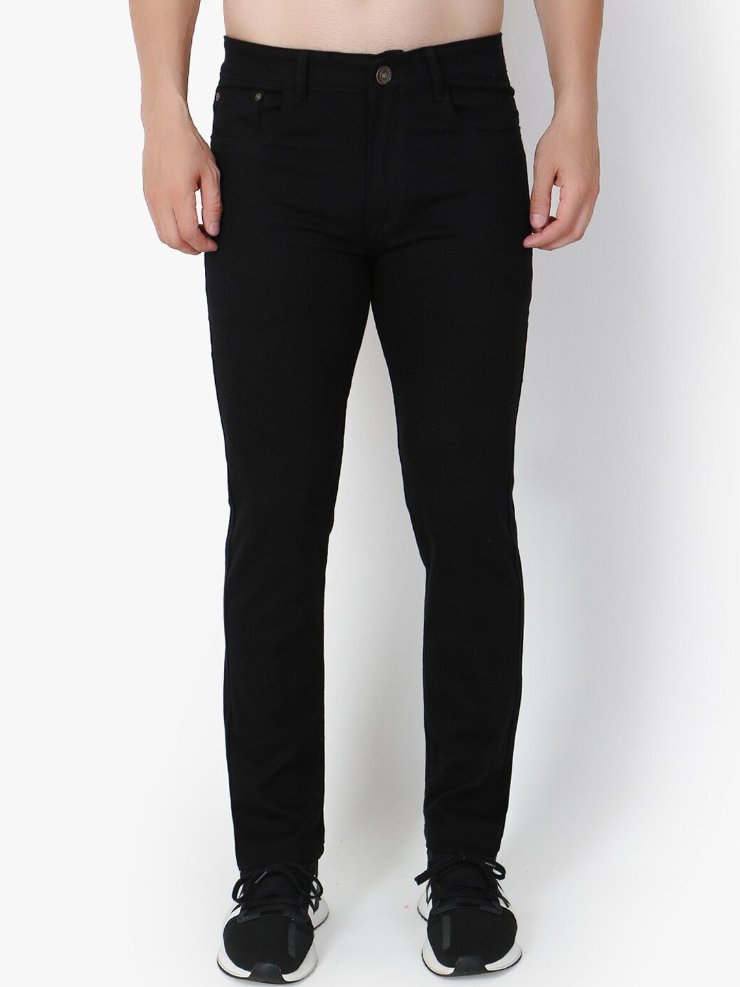 Buy VIOSFAIRA Men Urban Slim Straight Fit Low Rise Low Distress ...