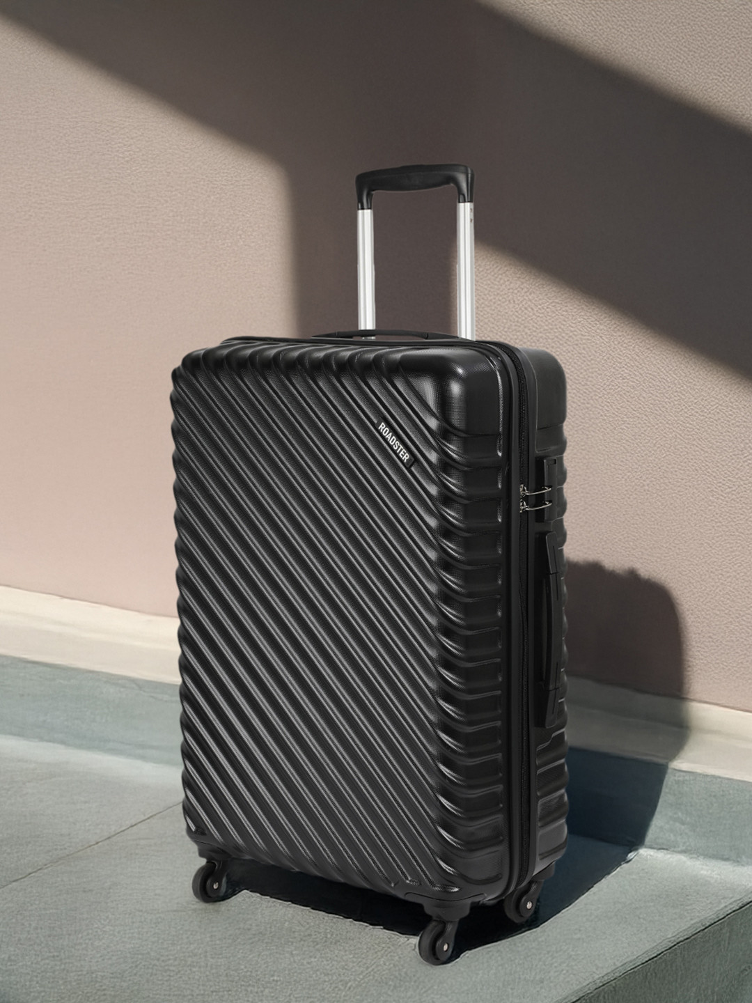 Buy Roadster Textured Hard Sided Large Trolley Bag 85L - Trolley Bag ...