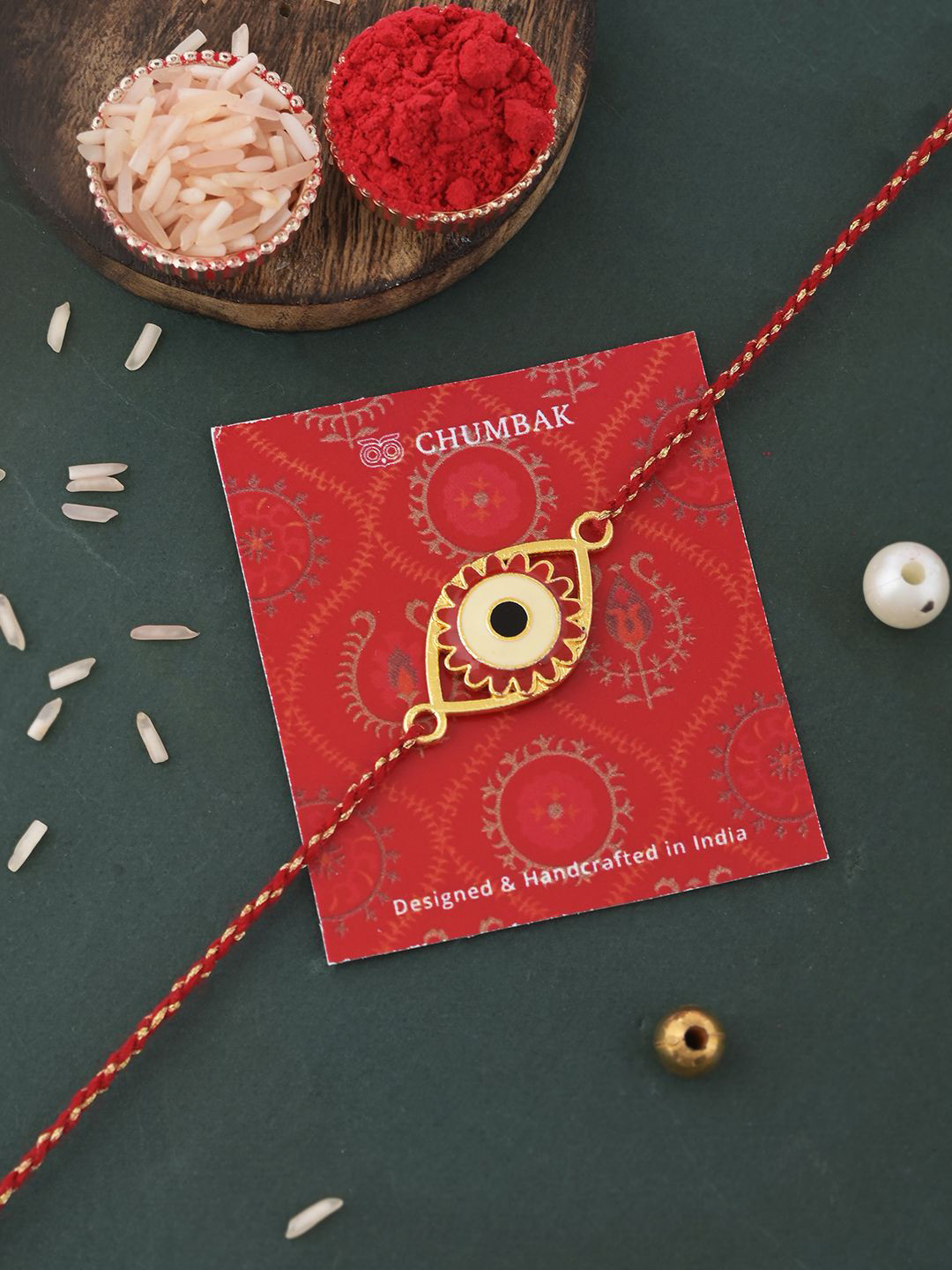 Buy Chumbak Evil Eye Thread Rakhi - Rakhi for Men 29969900 | Myntra