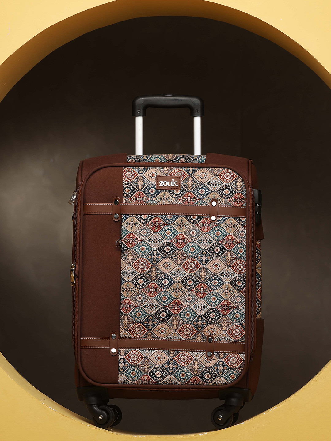 Buy ZOUK Jammu Kaleen Cabin Saira Trolley Bag - Trolley Bag for Unisex 29970817 | Myntra