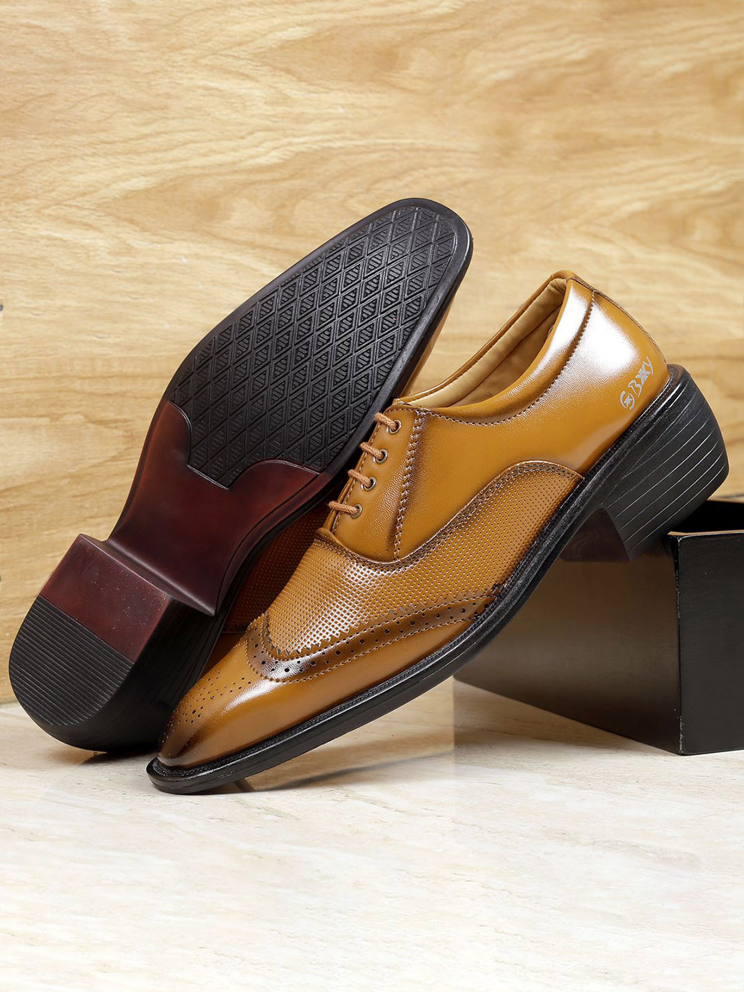 Buy Bxxy Men Round Toe Formal Brogues - Formal Shoes for Men 29971128 ...